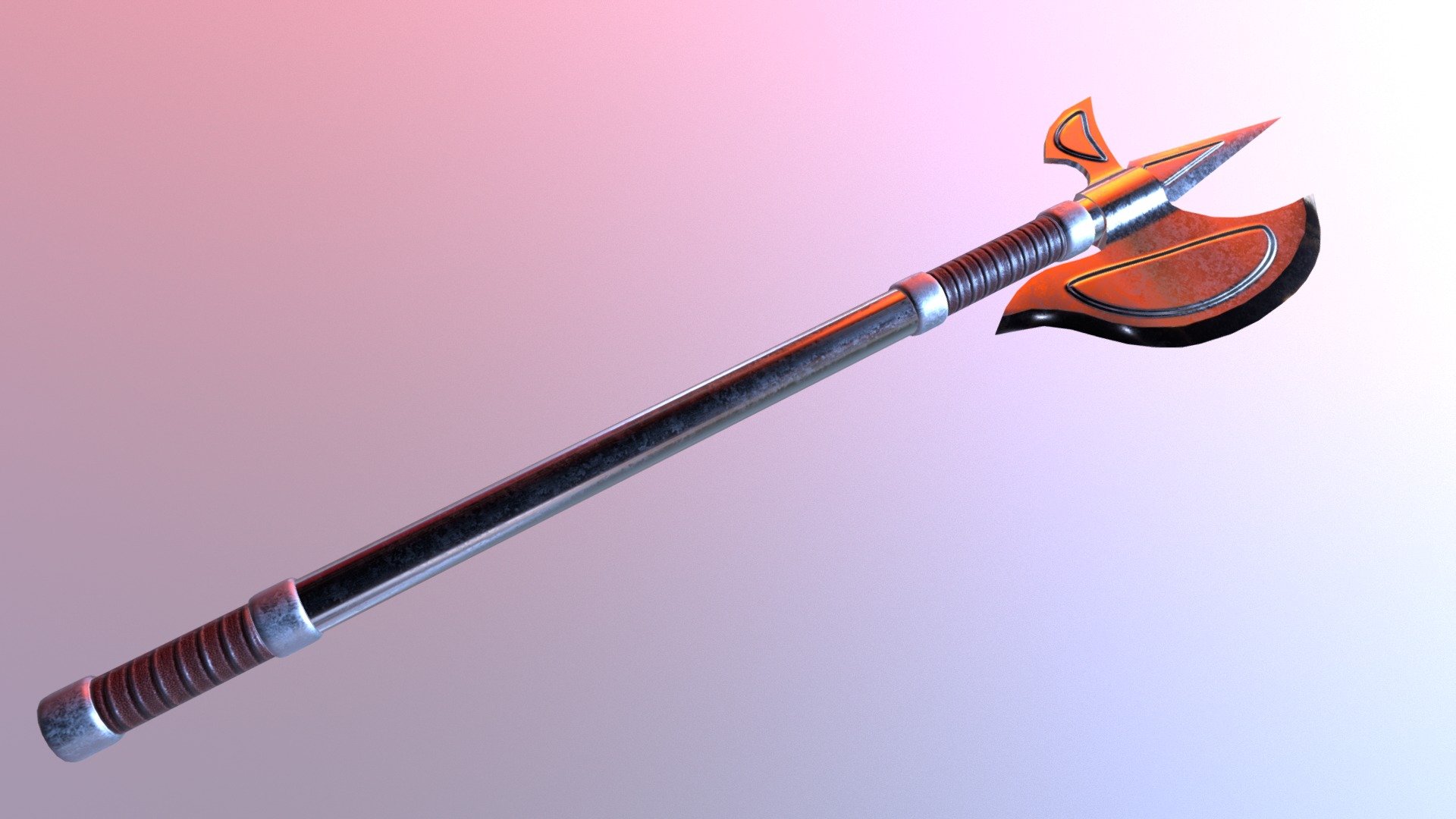 Weapon Halbert - 3D model by Todarac [6cfc78b] - Sketchfab