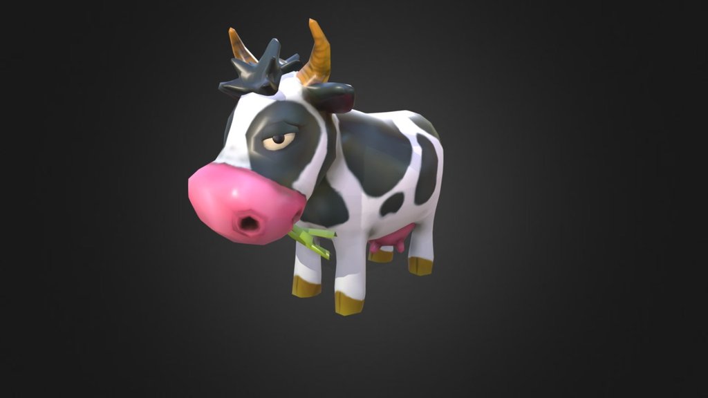 Toon Cow Animated for ABC for Kids - 3D model by Exo404 (@sergeycg ...