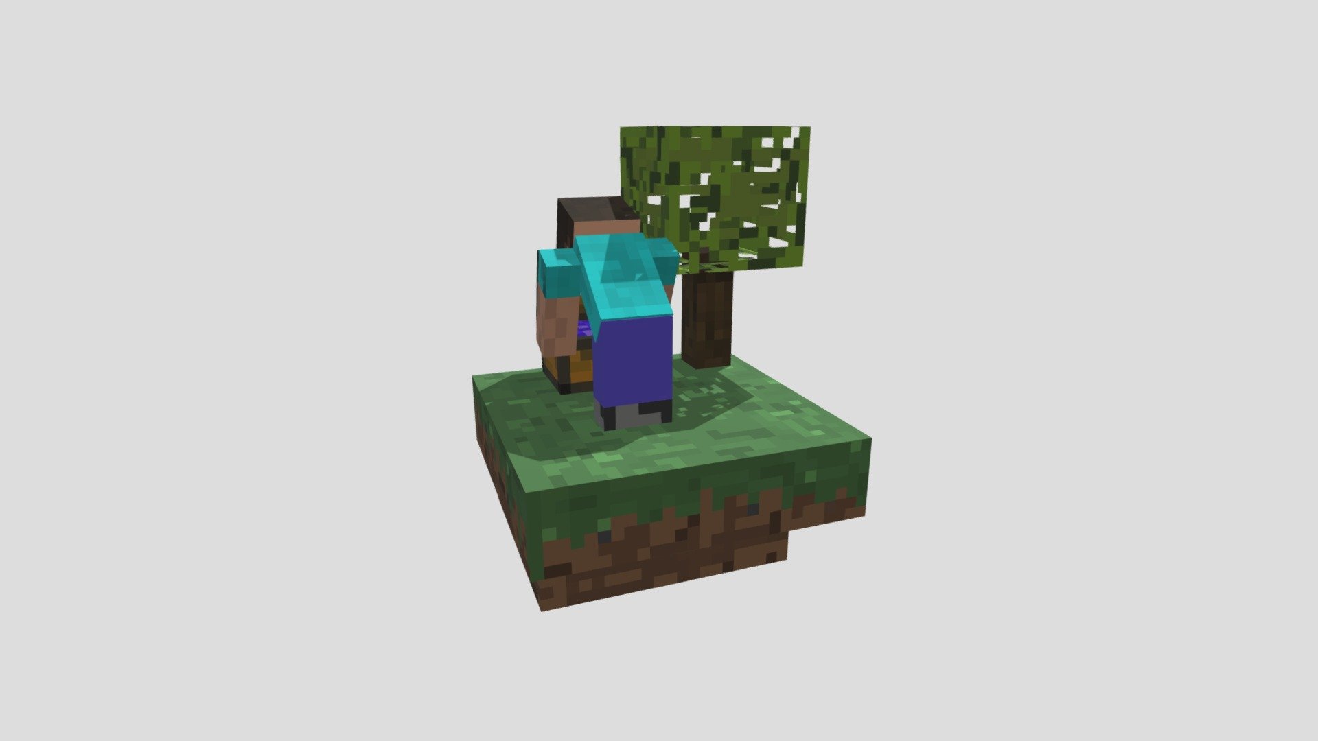 island (Minecraft blockbench model) - 3D model by radox (@radoxx ...