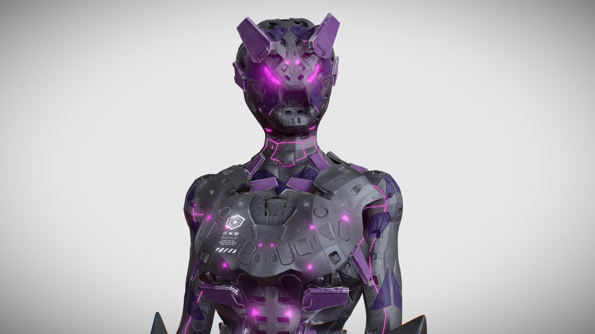 CYBER ARMOR BY Oscar Creativo - Buy Royalty Free 3D model by OSCAR ...