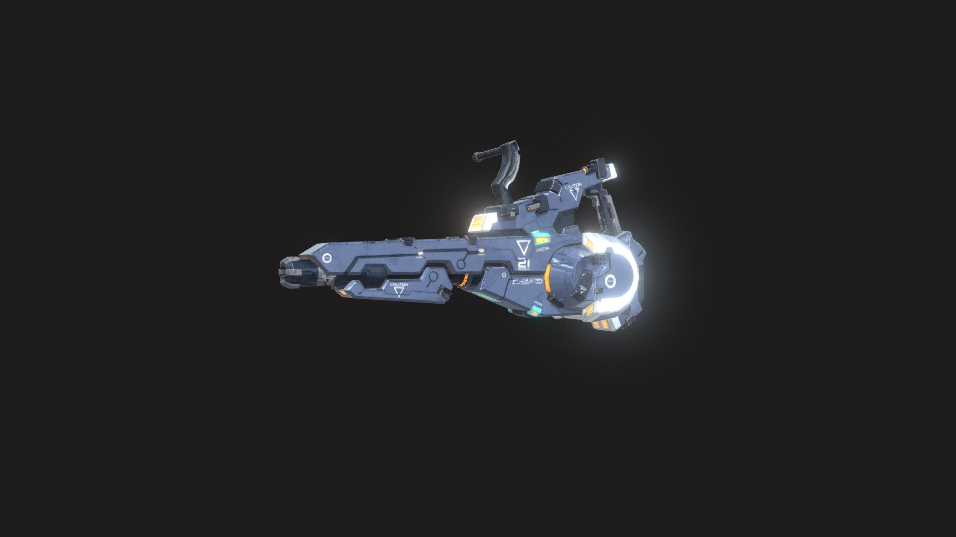 Exteel Rifle - Download Free 3D model by Myles Guest (@Milkshakes ...