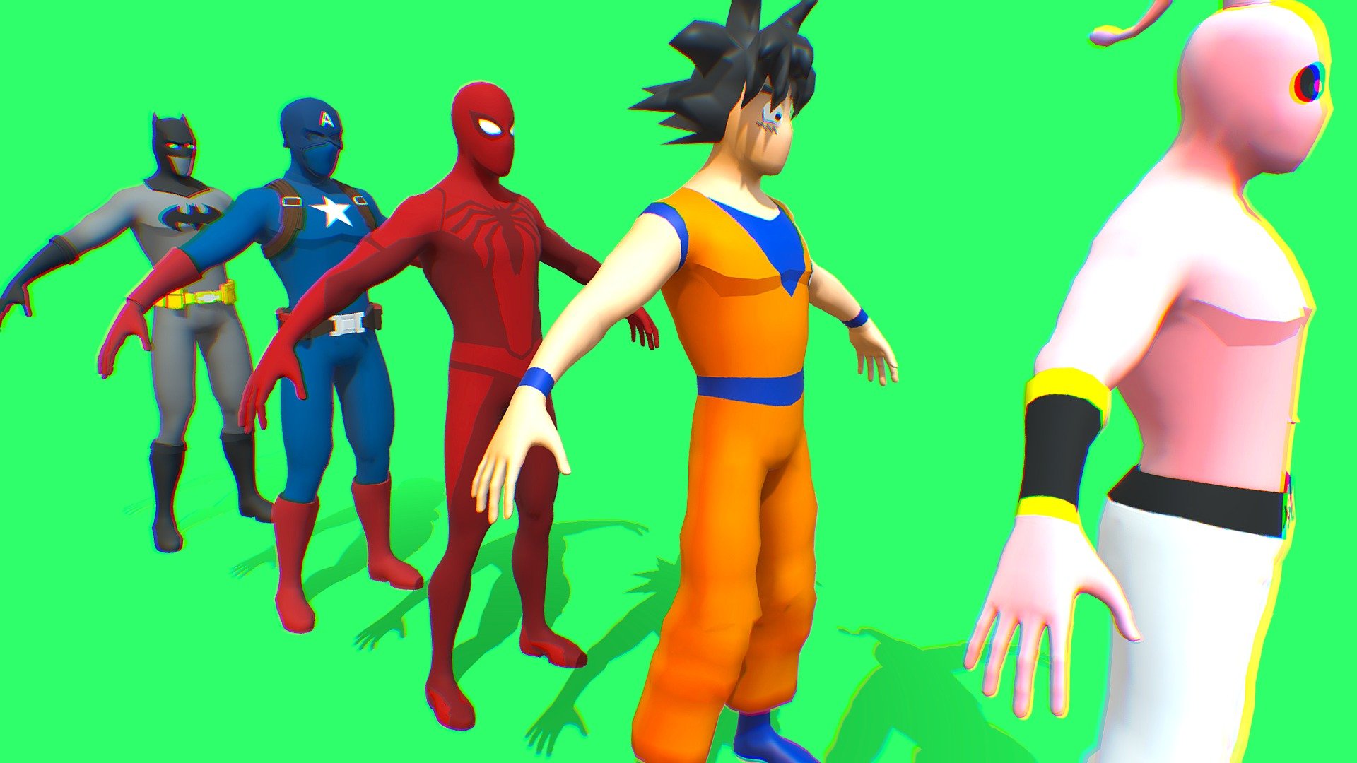 Free Pack - Charater Lowpoly - Download Free 3D model by PolyOne Studio ...