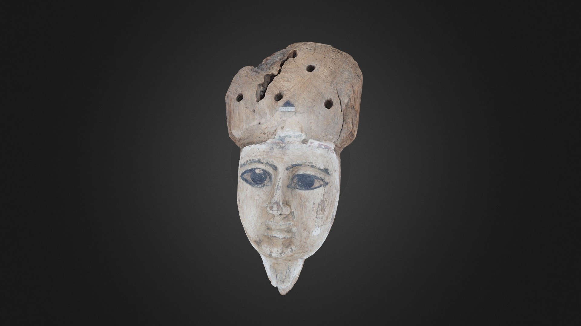 Wooden Coffin Face - 3D model by Archaeology, Classics and Egyptology ...