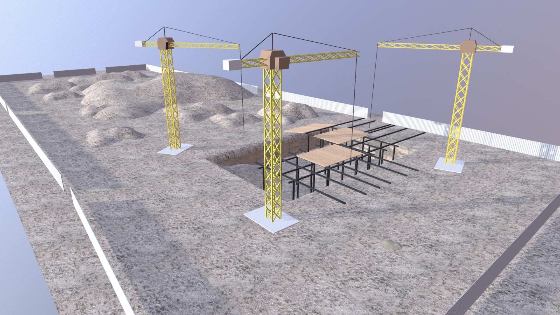 Construction Area - 3D model by Soner Çakır (@sonercakir3d) [6d0572e ...
