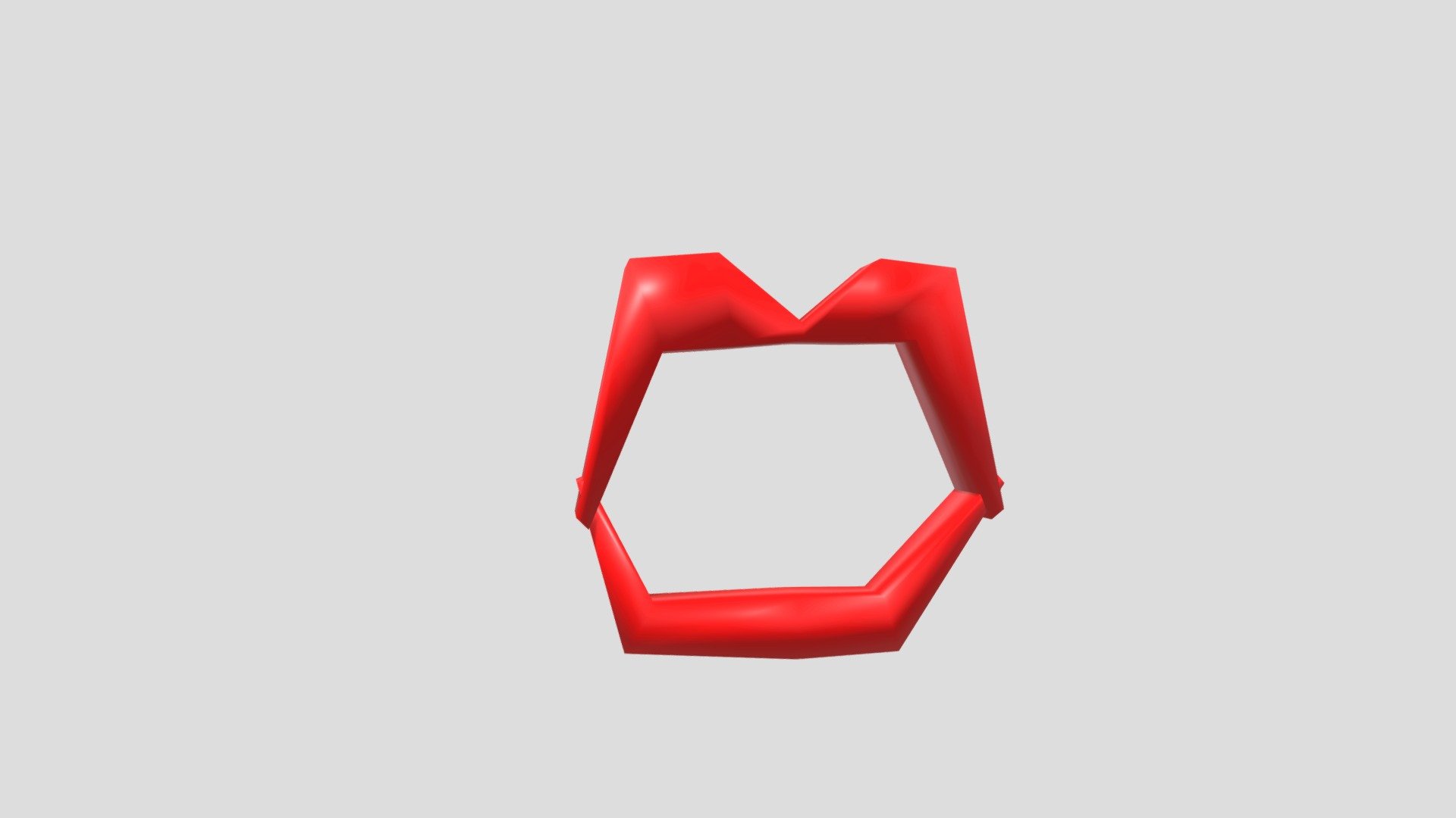 VeggieTales Mouth Lips (New Boolean Mouth) - Download Free 3D model by ...