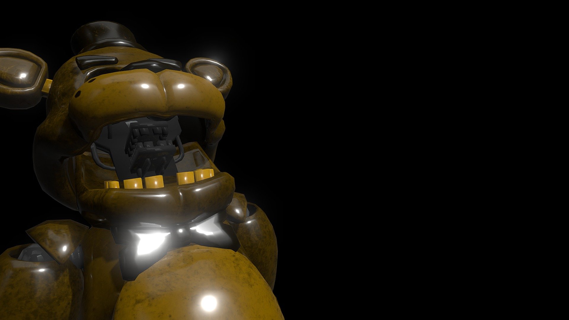 Freddy Fazbear Rig - Download Free 3D model by Faertoon (@FaertoonREAL) [6d06611] - Sketchfab