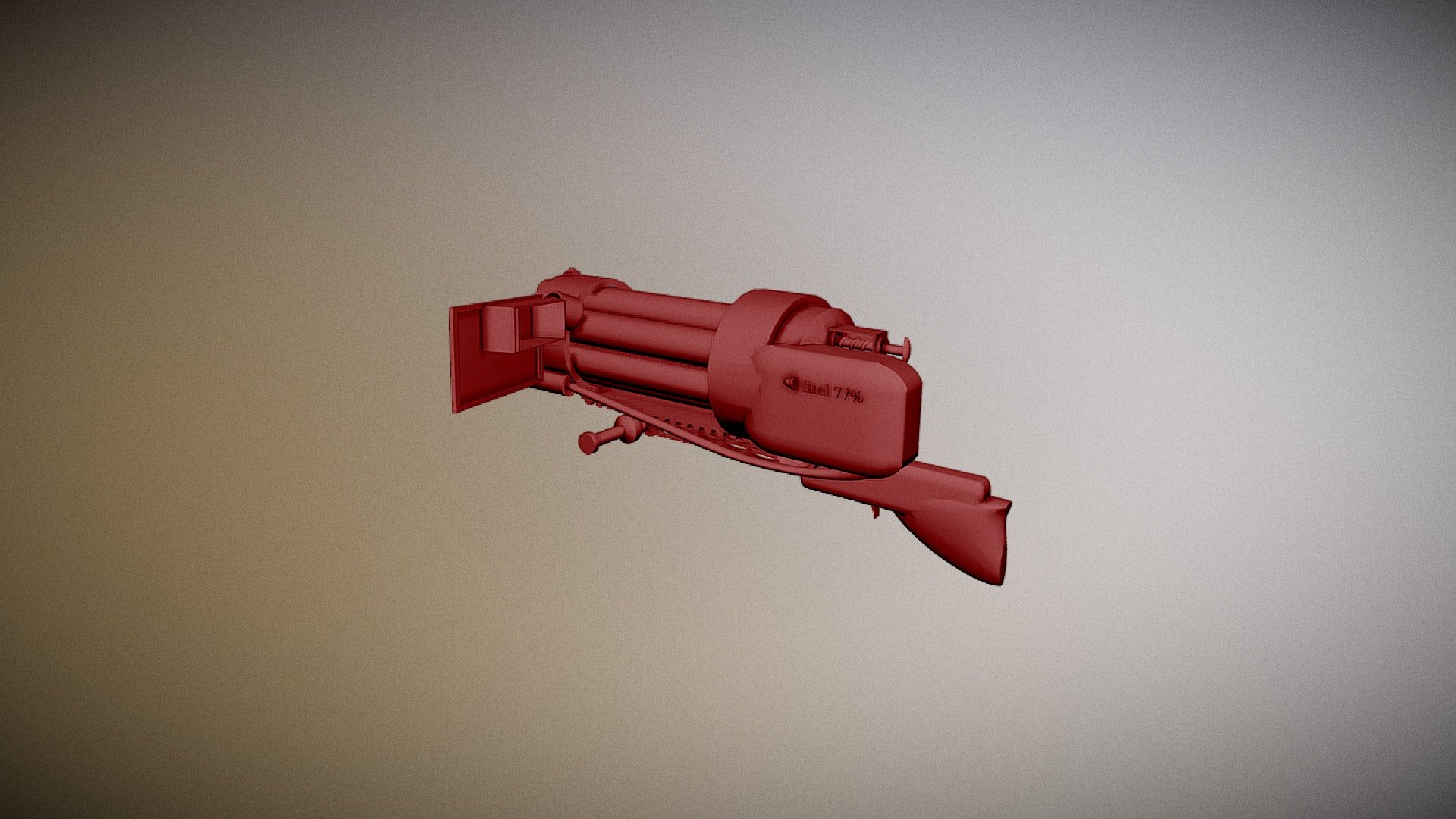 Big Baby Fire Fighting Gun - 3D model by temianka323 [6d0761c] - Sketchfab