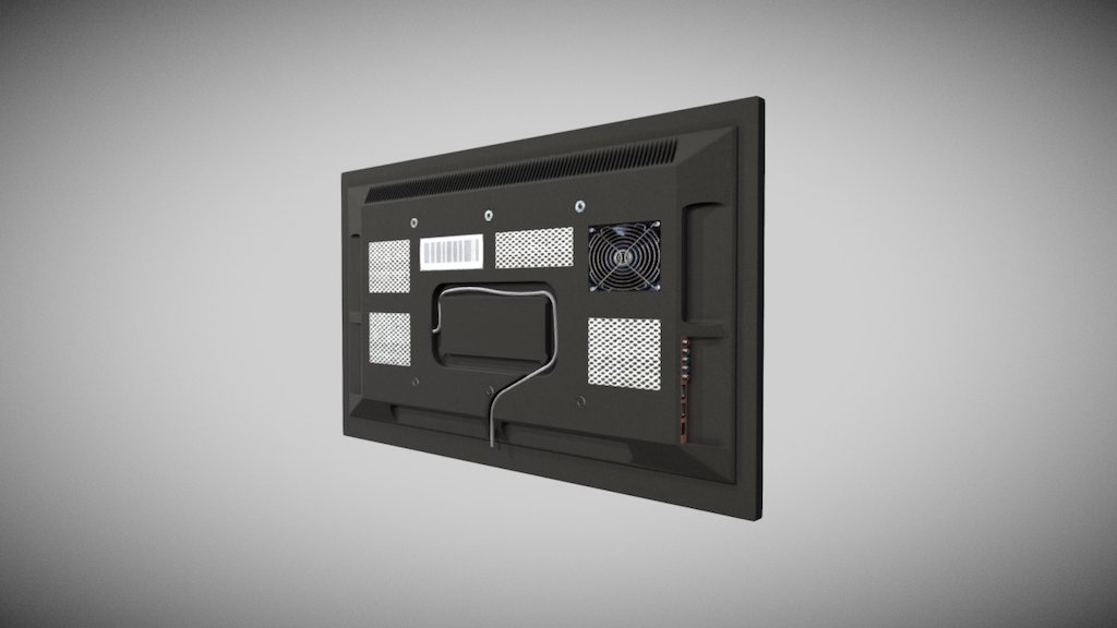 Wall Television - Download Free 3D model by Francesco Coldesina ...