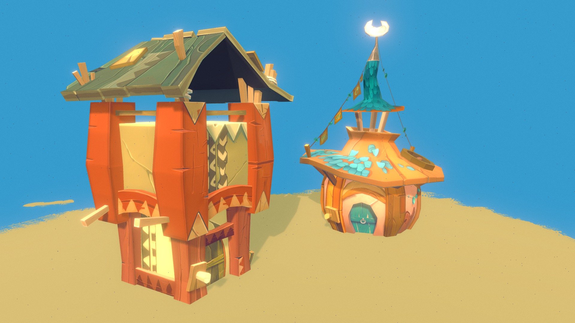 Quaint Village - 3D model by teresagazurova [6d08e29] - Sketchfab