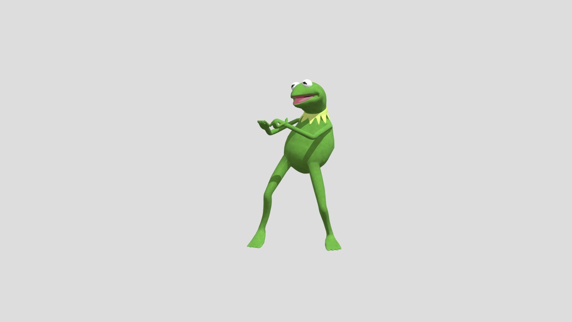 Vibe-kermit credit to Theshibeboi - 3D model by jelly meme ...