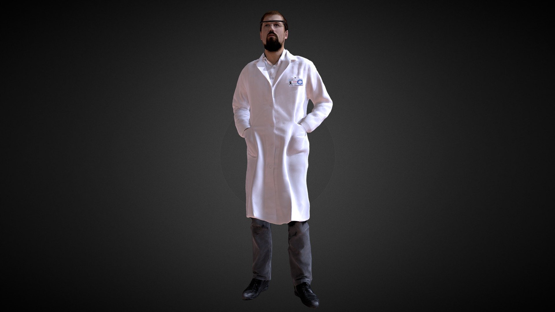 3D Scan Man Scientist 024 - Buy Royalty Free 3D model by bonboniere3d ...