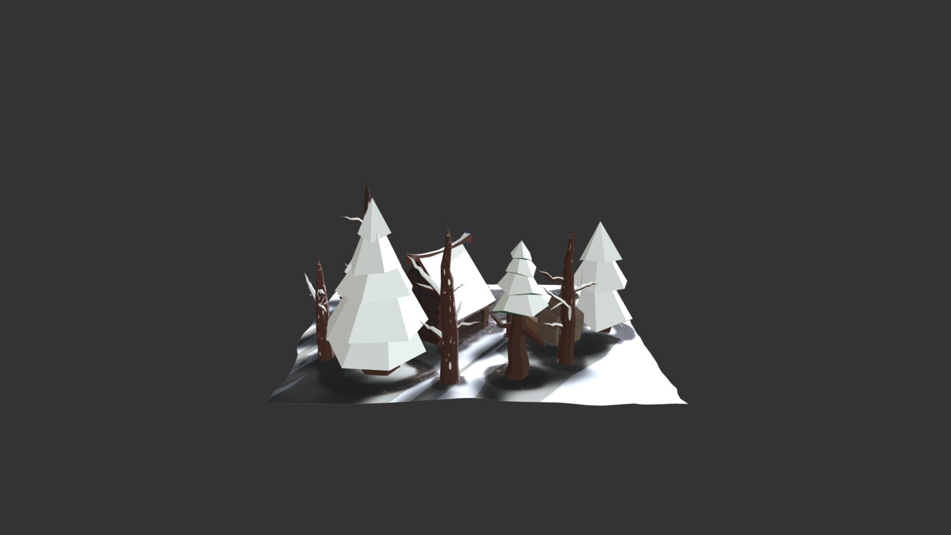 Blacksmiths Forge in the Snowy Forrest - 3D model by Jay_Findlay ...
