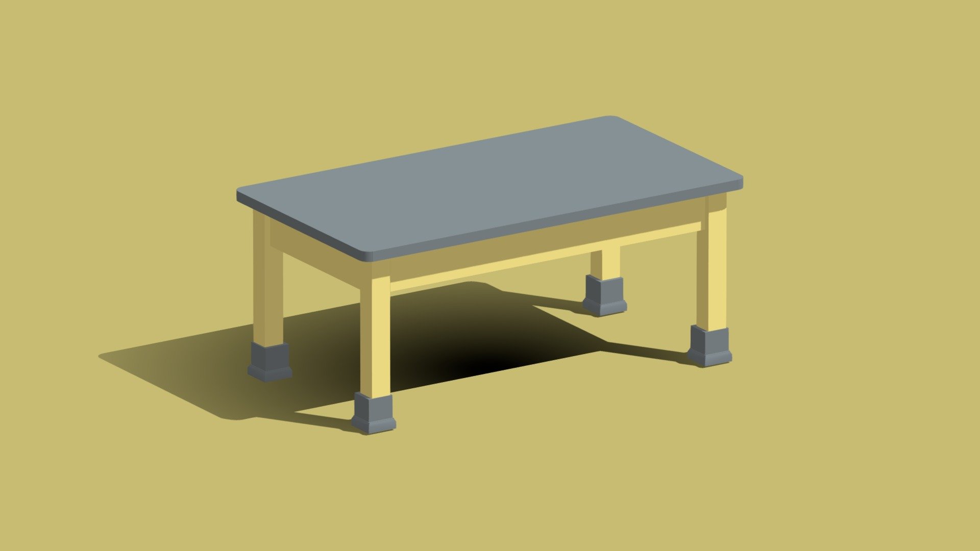 Classroom Table - Download Free 3D model by Every username isn't taken ...