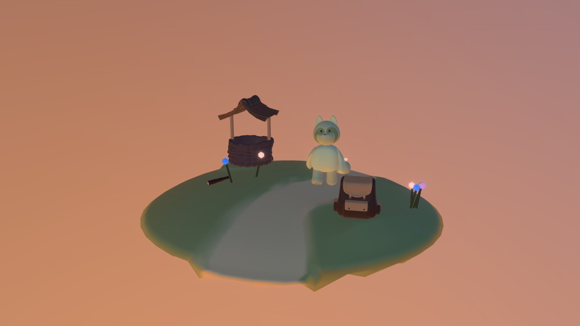Diorama mapache - 3D model by shernand28 [6d105f1] - Sketchfab