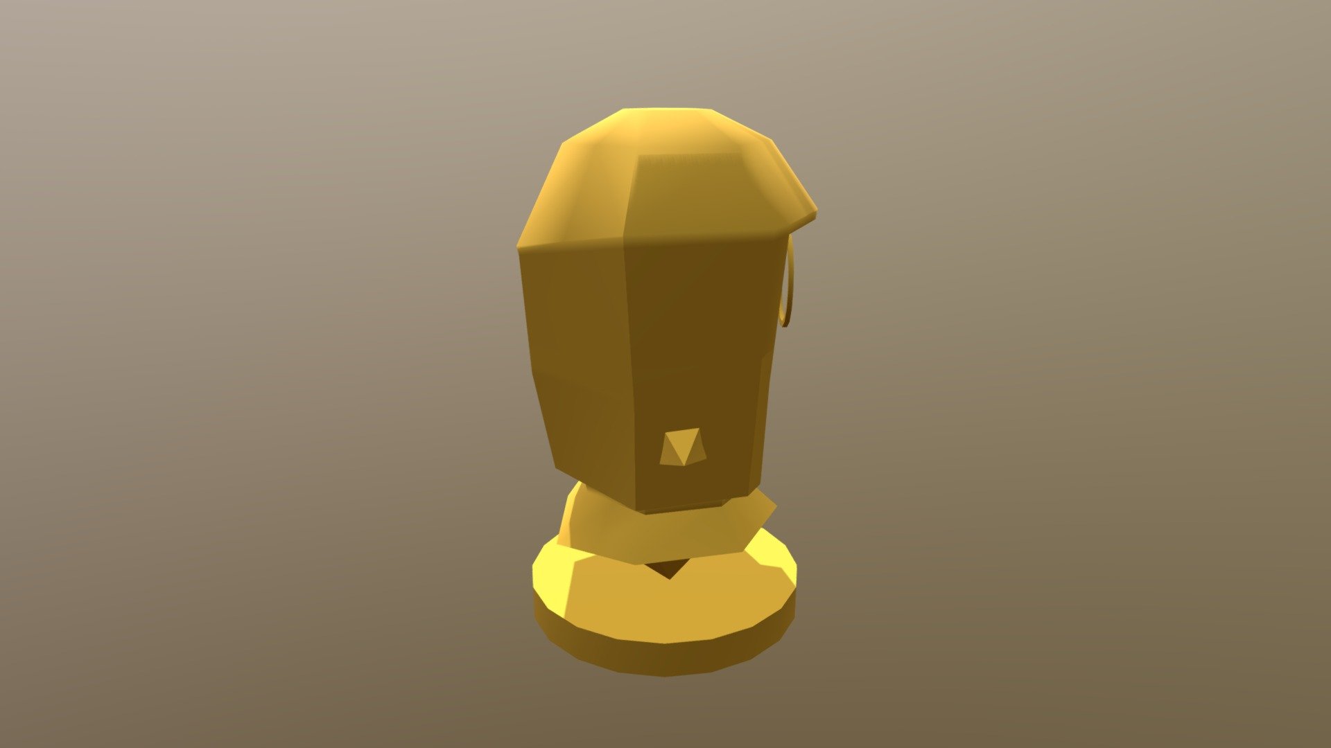 Golden Personal Champion Model - 3D model by Caramelle [6d10911 ...