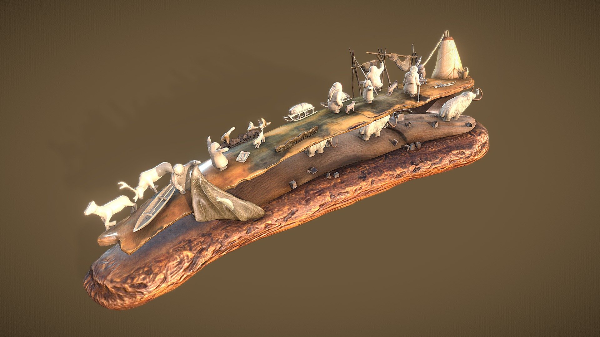 Composition Taimyr - 3D model by Nicos (@antinicos) [6d1228b] - Sketchfab