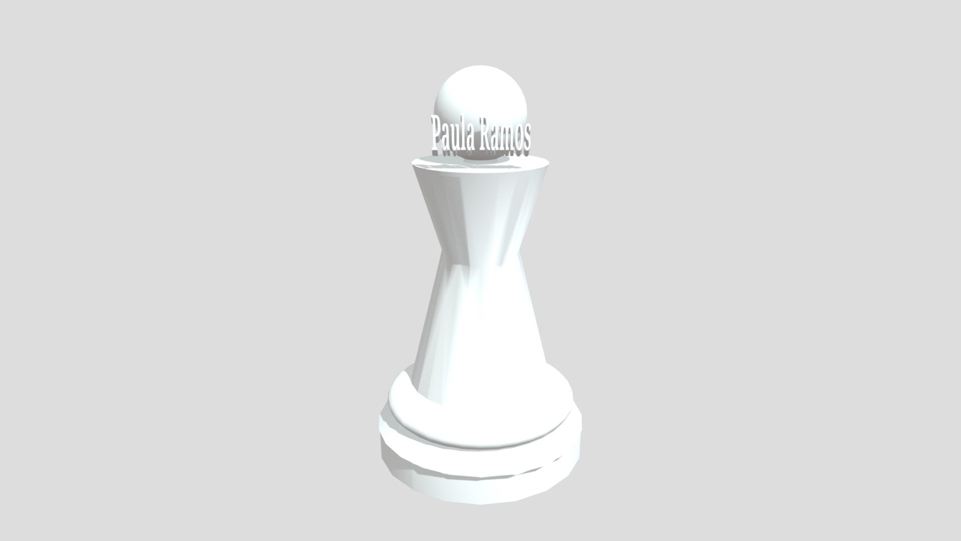 Chess Pawn - 3D model by Paula Ramos (@010088732) [6d13b74] - Sketchfab