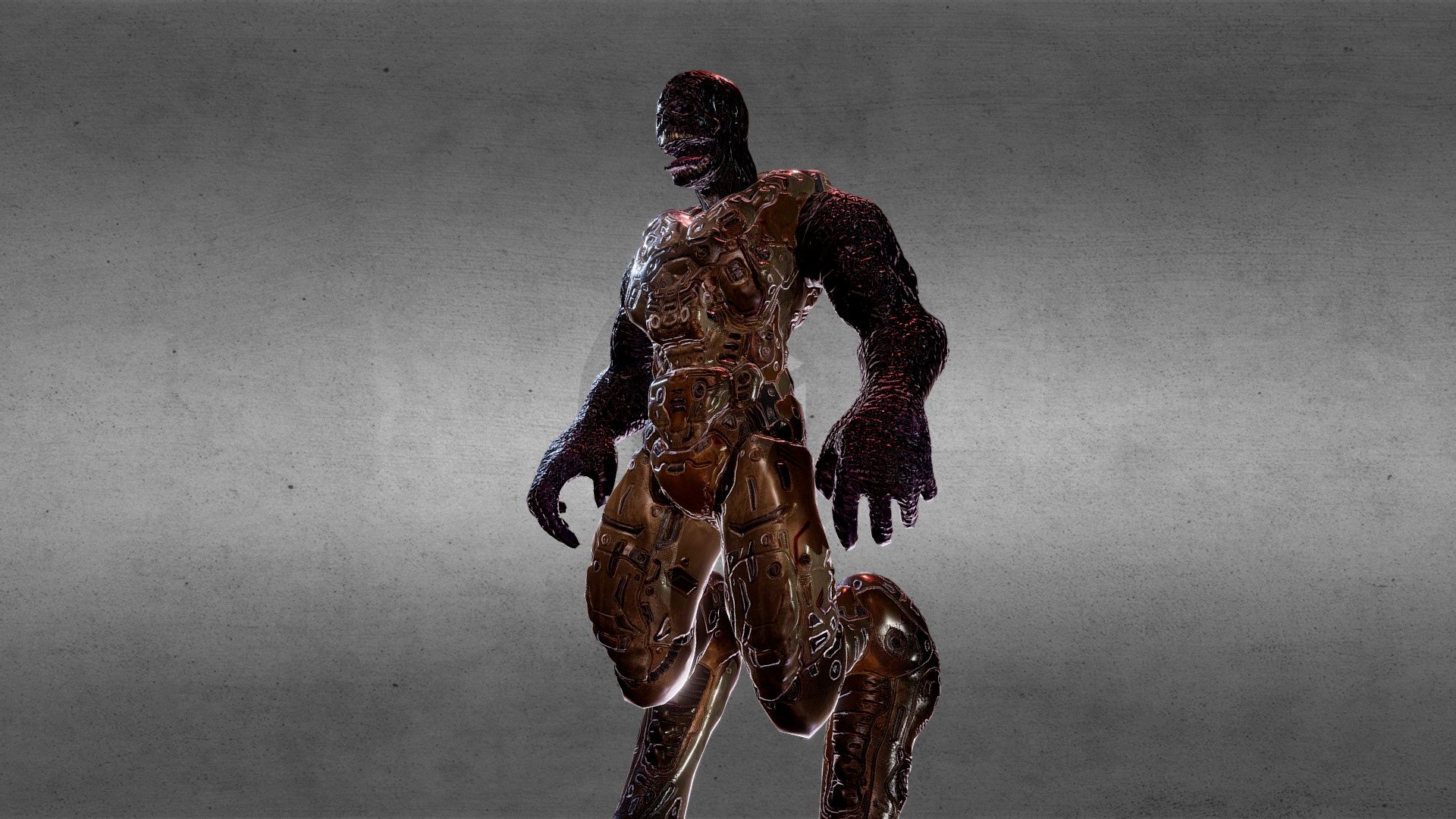 Purple Demon - Download Free 3D model by Victor Royett (@botondigital ...