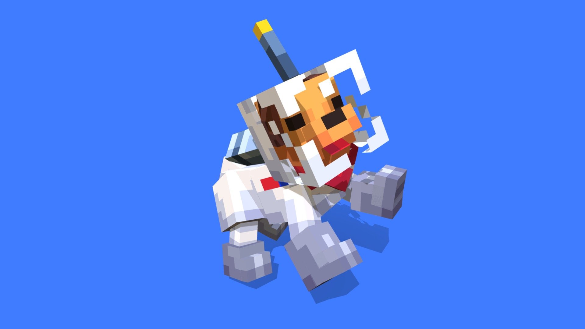 Space dog - 3D model by MOSKA (@moska_design) [6d14214] - Sketchfab