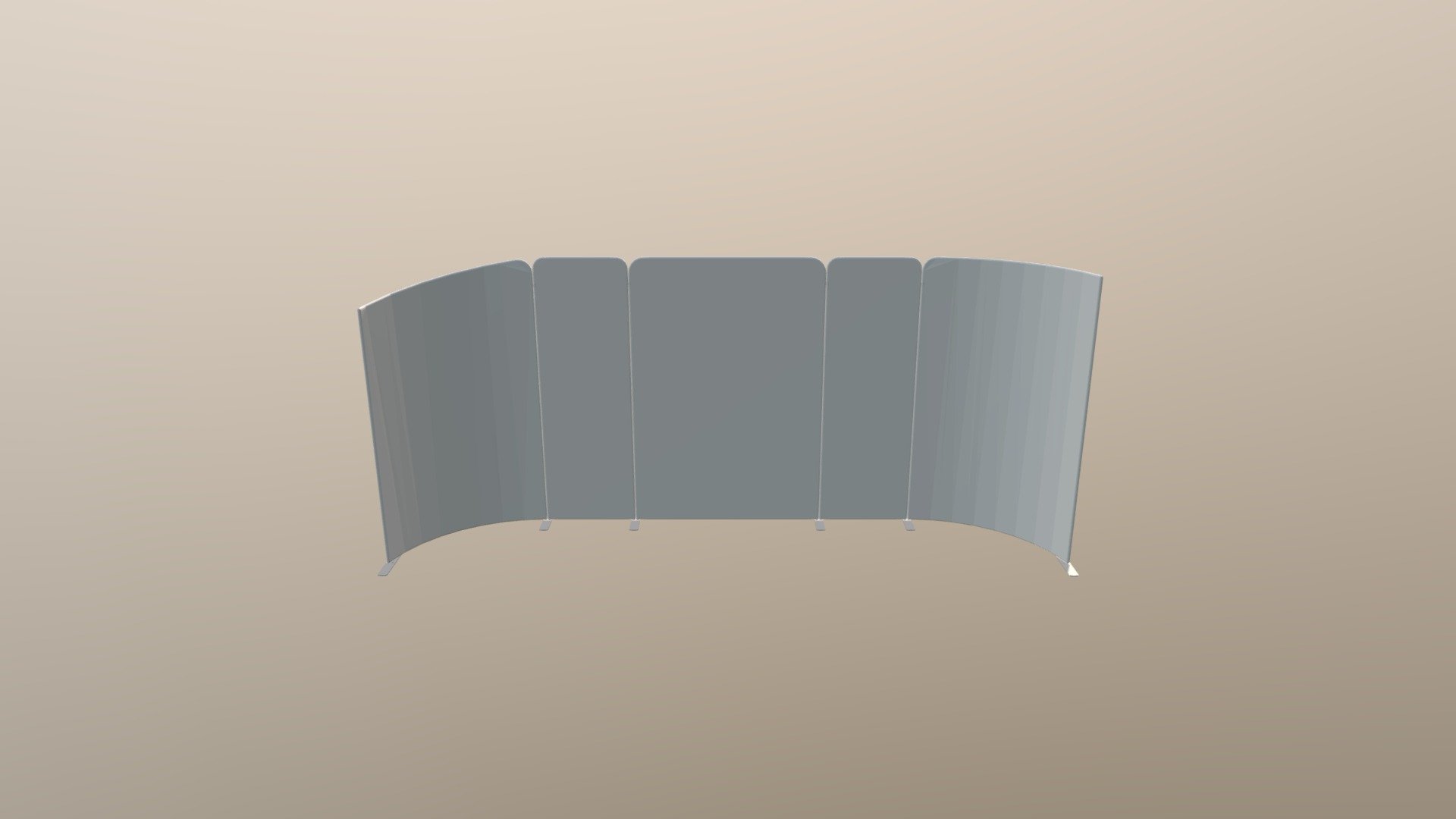 20ft Modulate Fabric Backwall w/ Magnetic Kit 04 - Download Free 3D model by xyzDisplays ...
