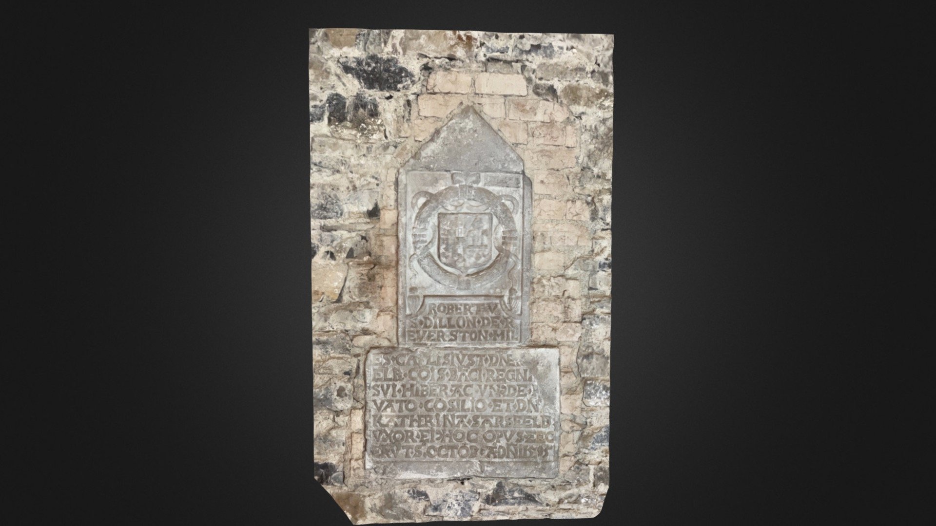 Sir Robert Dillon Memorial Stone - Download Free 3D model by fmmltd ...
