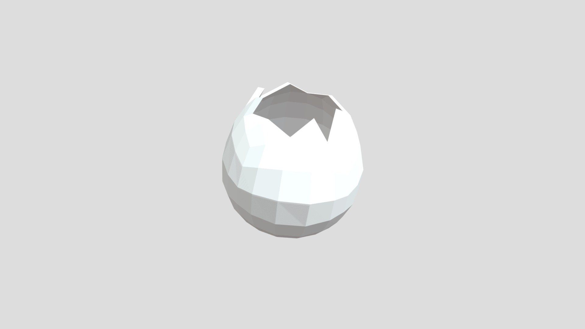 Low Poly Hatched Egg - 3D model by Jack Boakes (@JackBoakes) [6d16378 ...