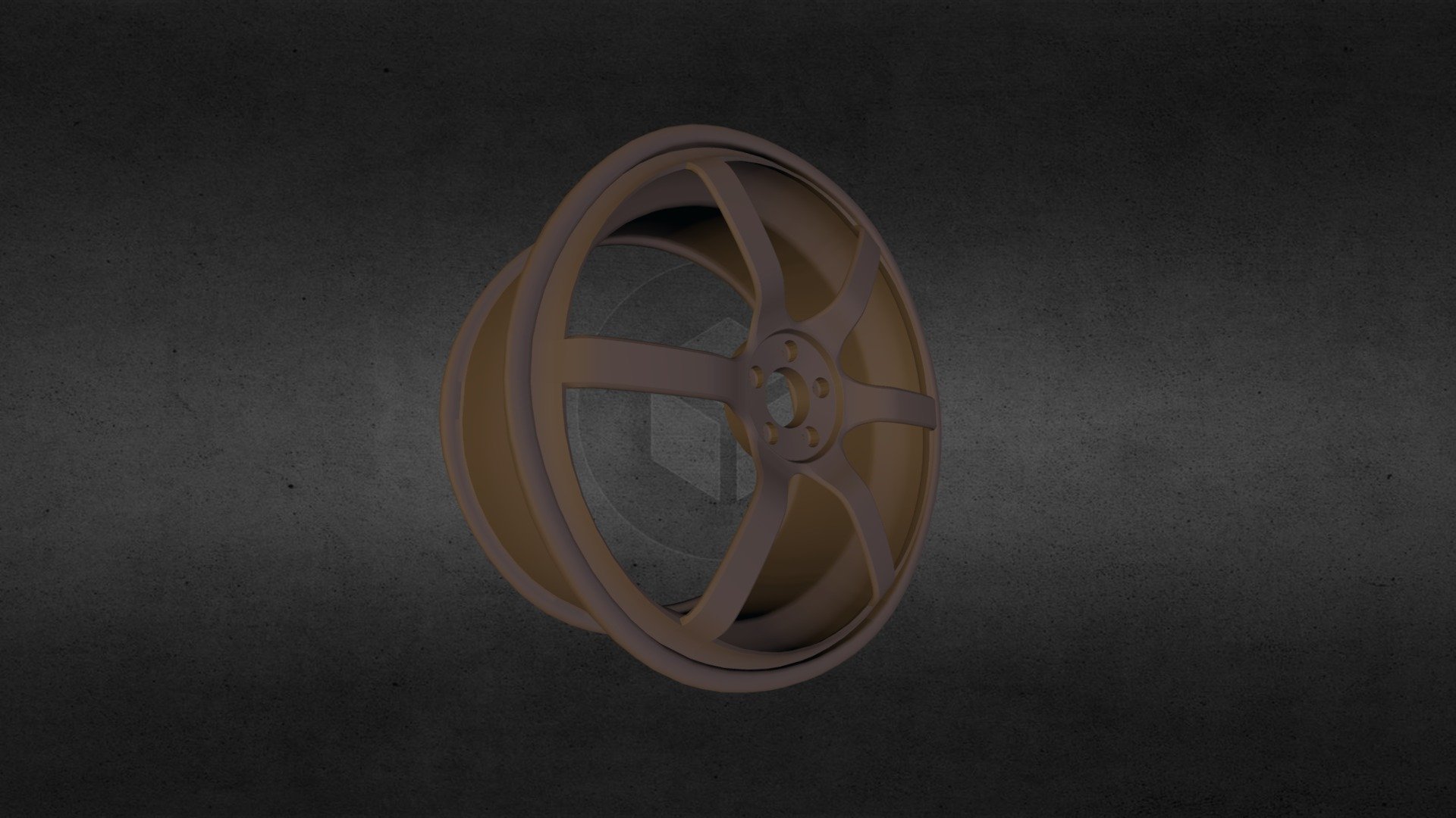 Wheel Rim, Six Spoke - 3D model by Ward08 [6d16afc] - Sketchfab