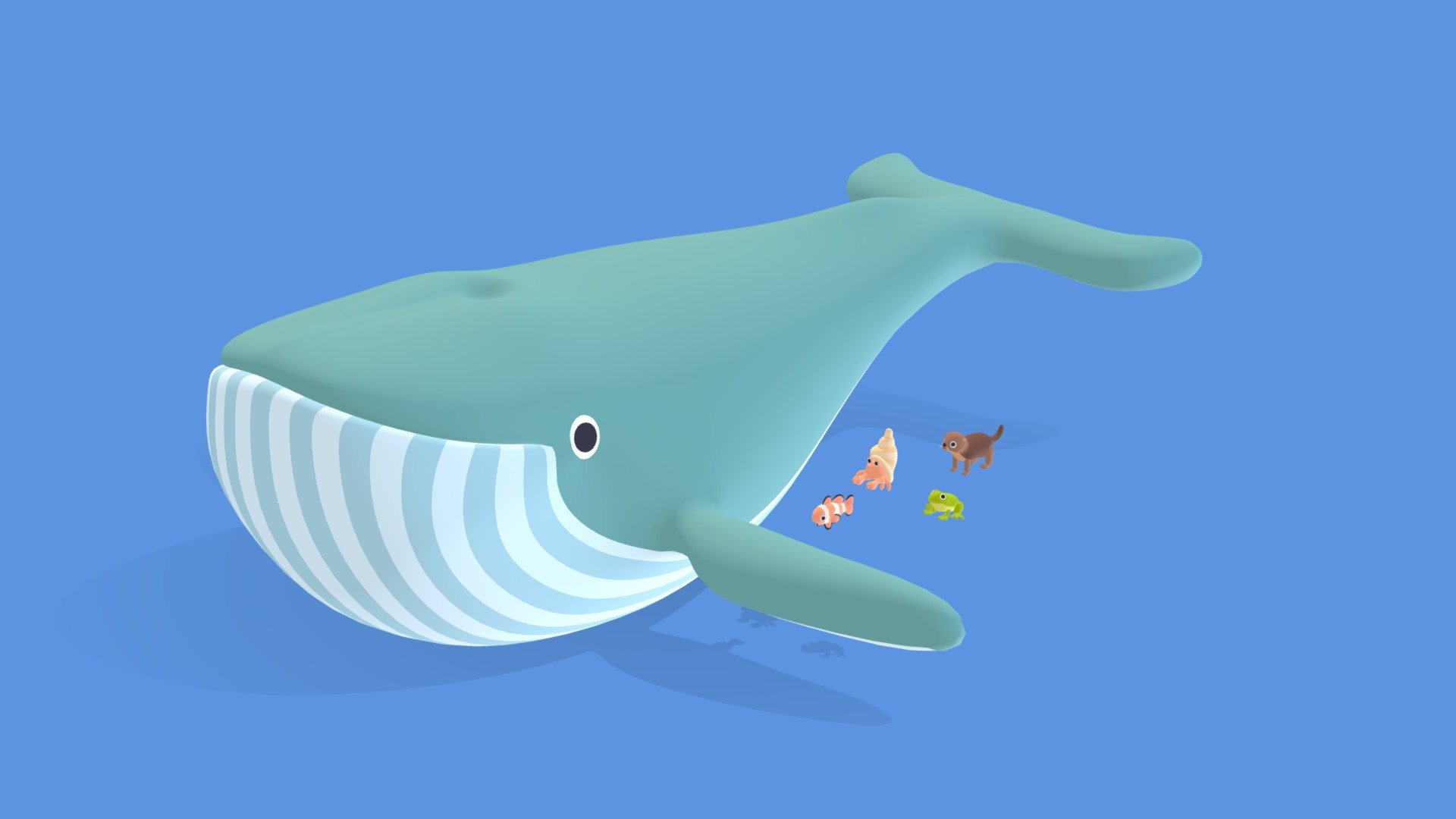 Sea Animals - Commissioned - 3D model by Omabuarts Studio (@omabuarts ...
