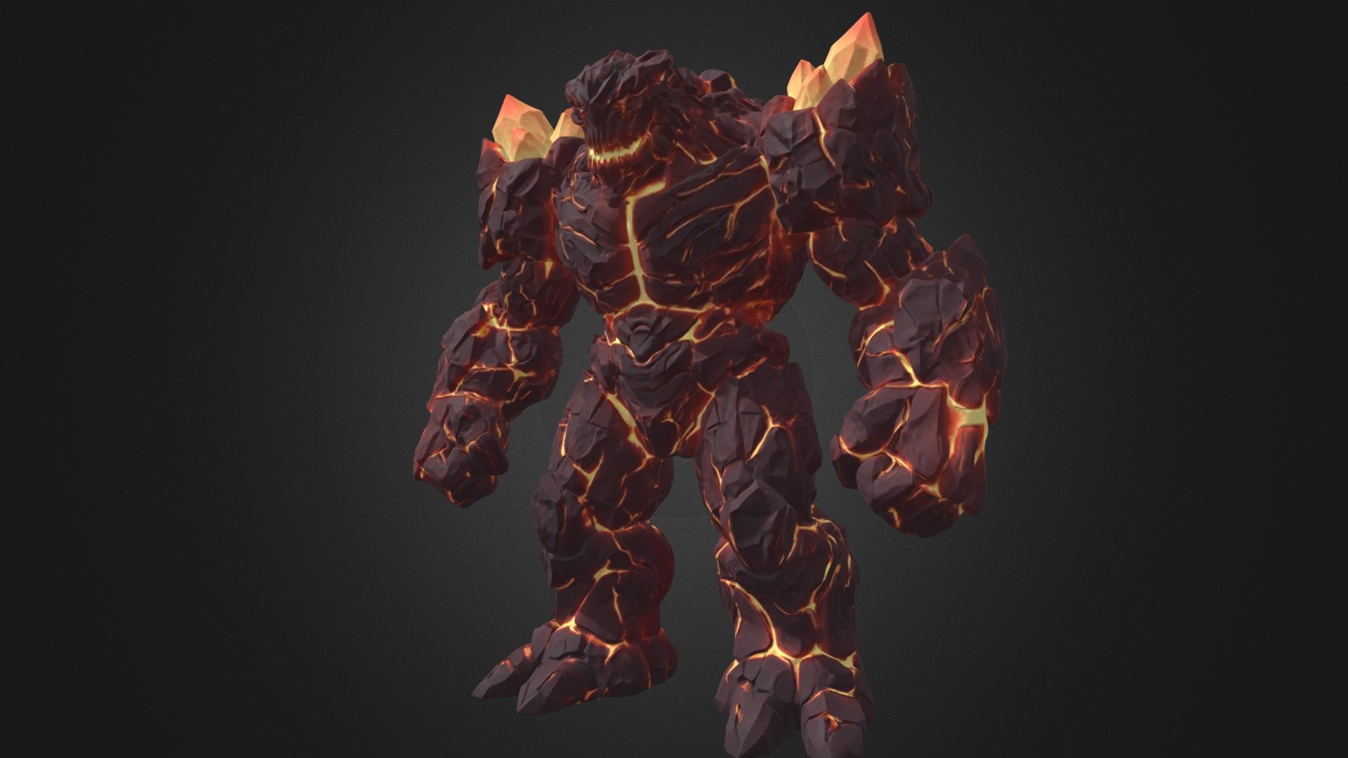Giant Stone Magma Golem - Download Free 3D model by Pigcraft (@s8819296 ...