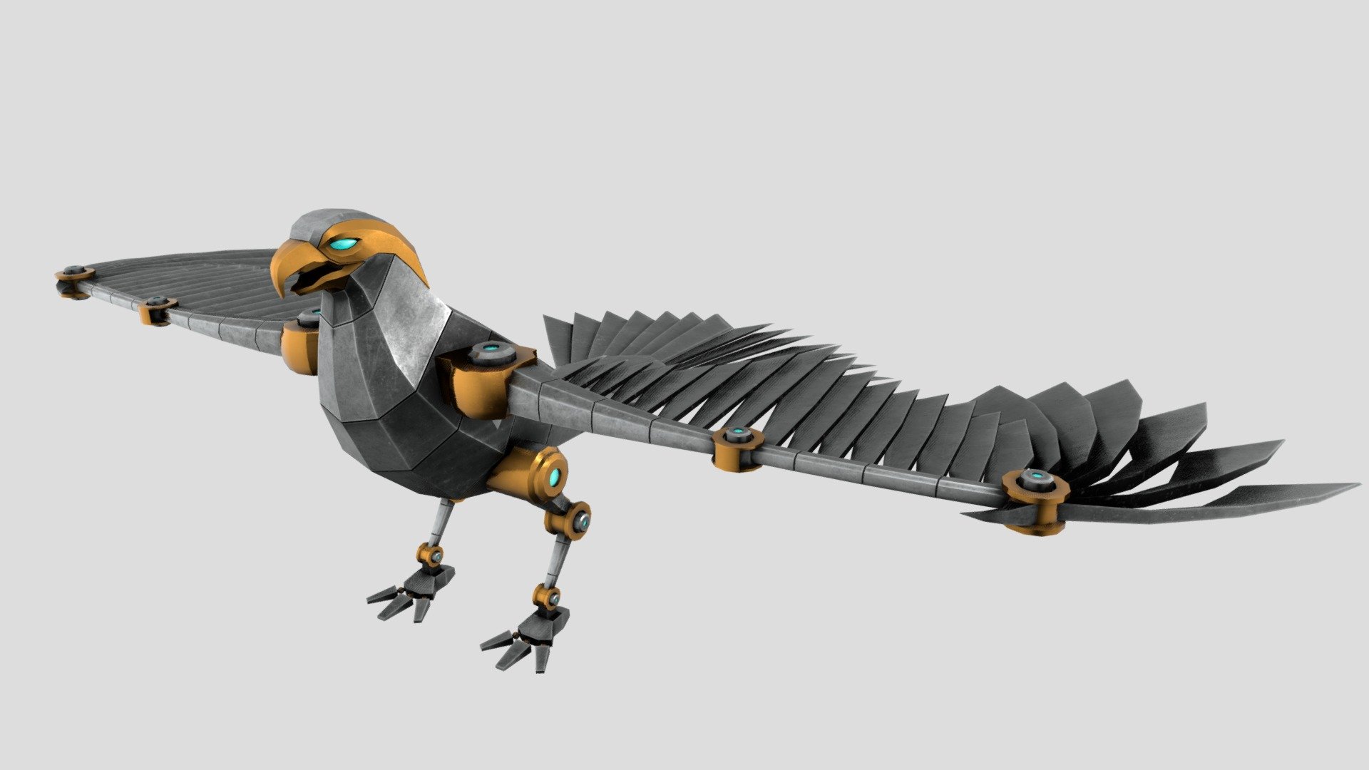Eagle Robot - Buy Royalty Free 3D model by luxe3dworld [6d1b421 ...