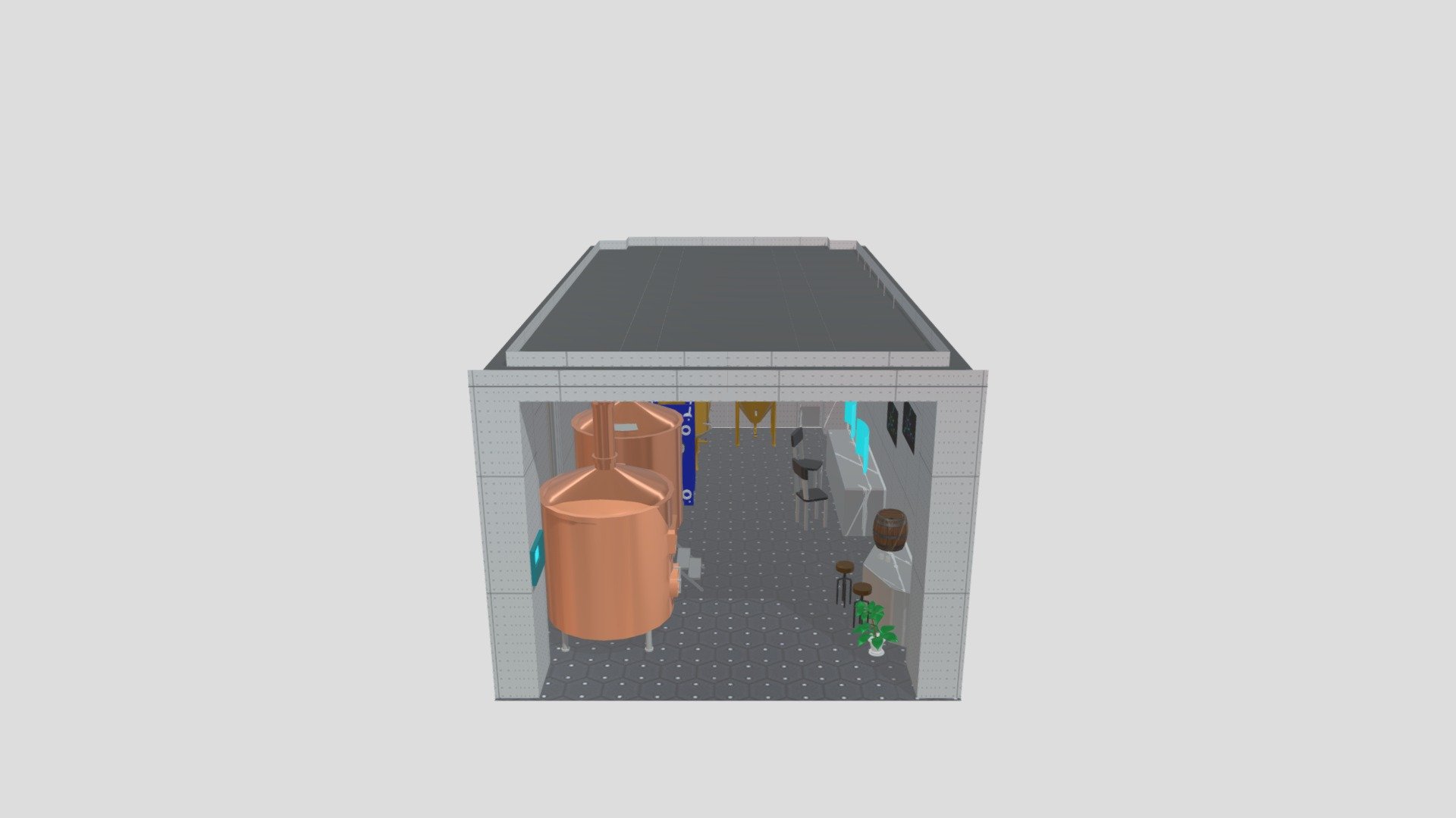 ABC - Brewery Lab Experiements - Download Free 3D model by rangoon.tech ...
