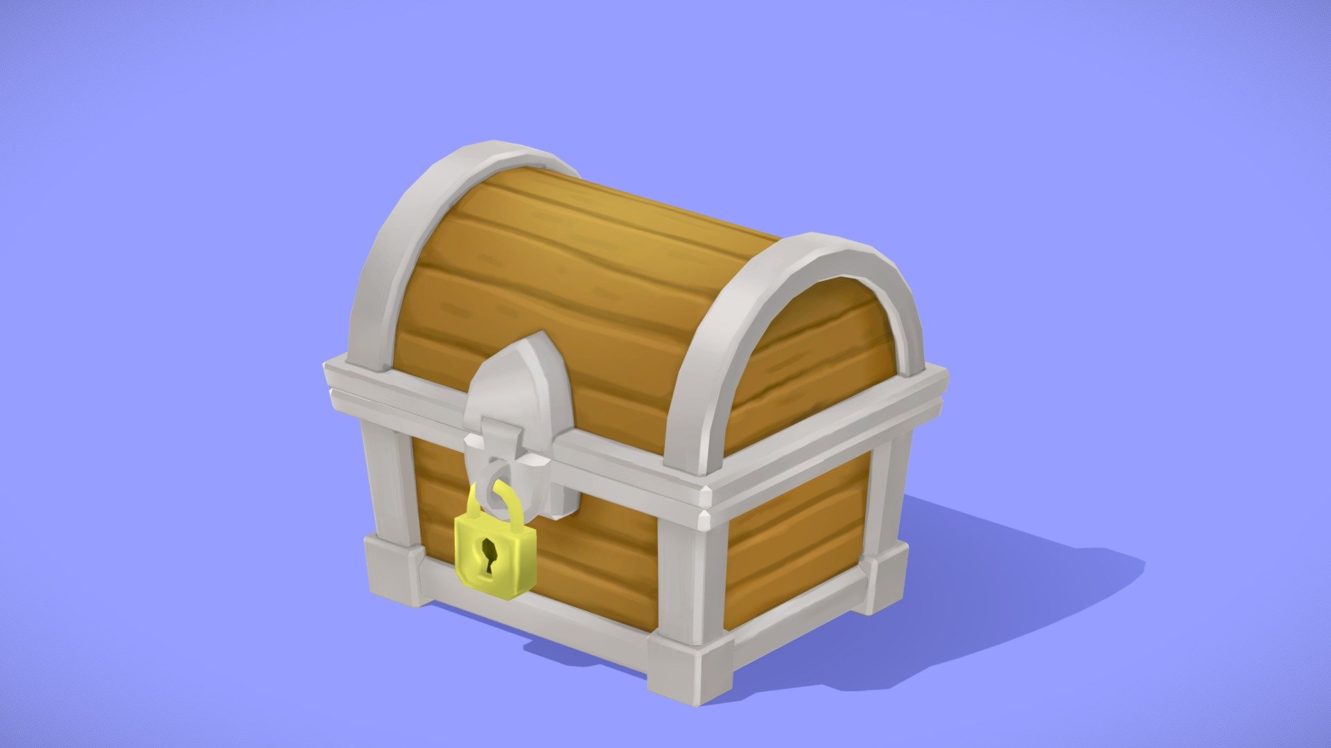 RPG Props - Treasure Chest lv2 ( free download ) - Download Free 3D ...