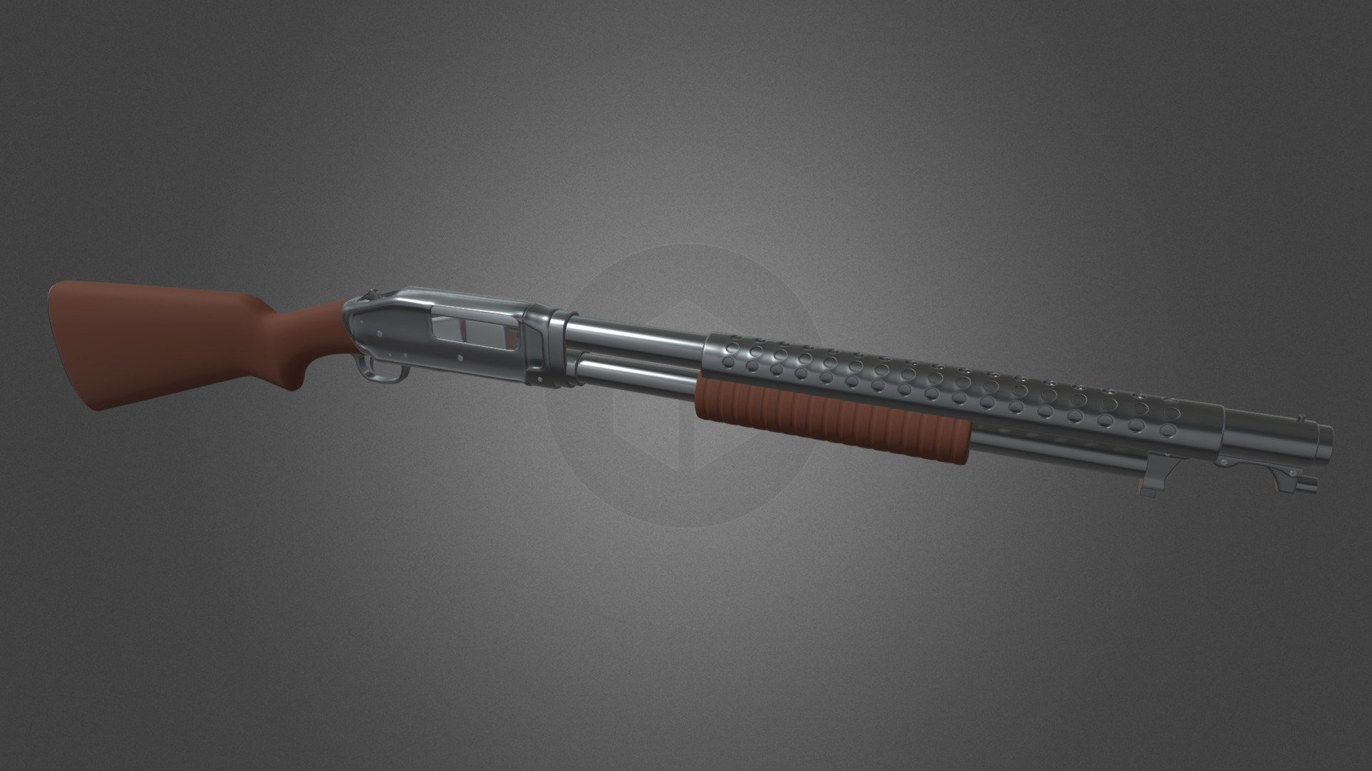 Winchester M1897 - 3D model by TonyAnima Projects (@TonyAnimaProjects) [6d1ec6b] - Sketchfab