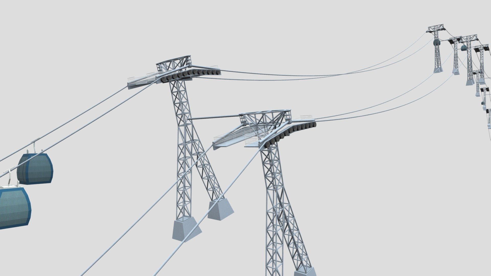 Ocean Park Cable Cars I353371057599063A0 - Download Free 3D model by ...
