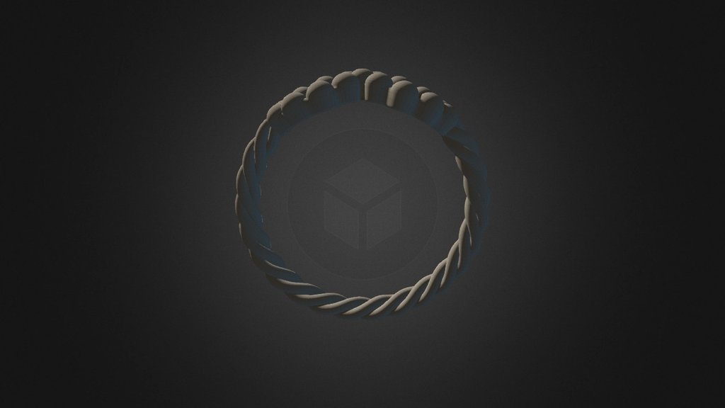 Rope B Bead Infinity - 3D model by enlife [6d20a3f] - Sketchfab