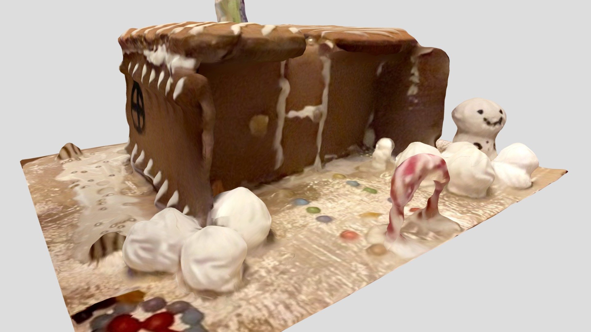 Gingerbread house 3 - 3D model by TSACS [6d21df0] - Sketchfab