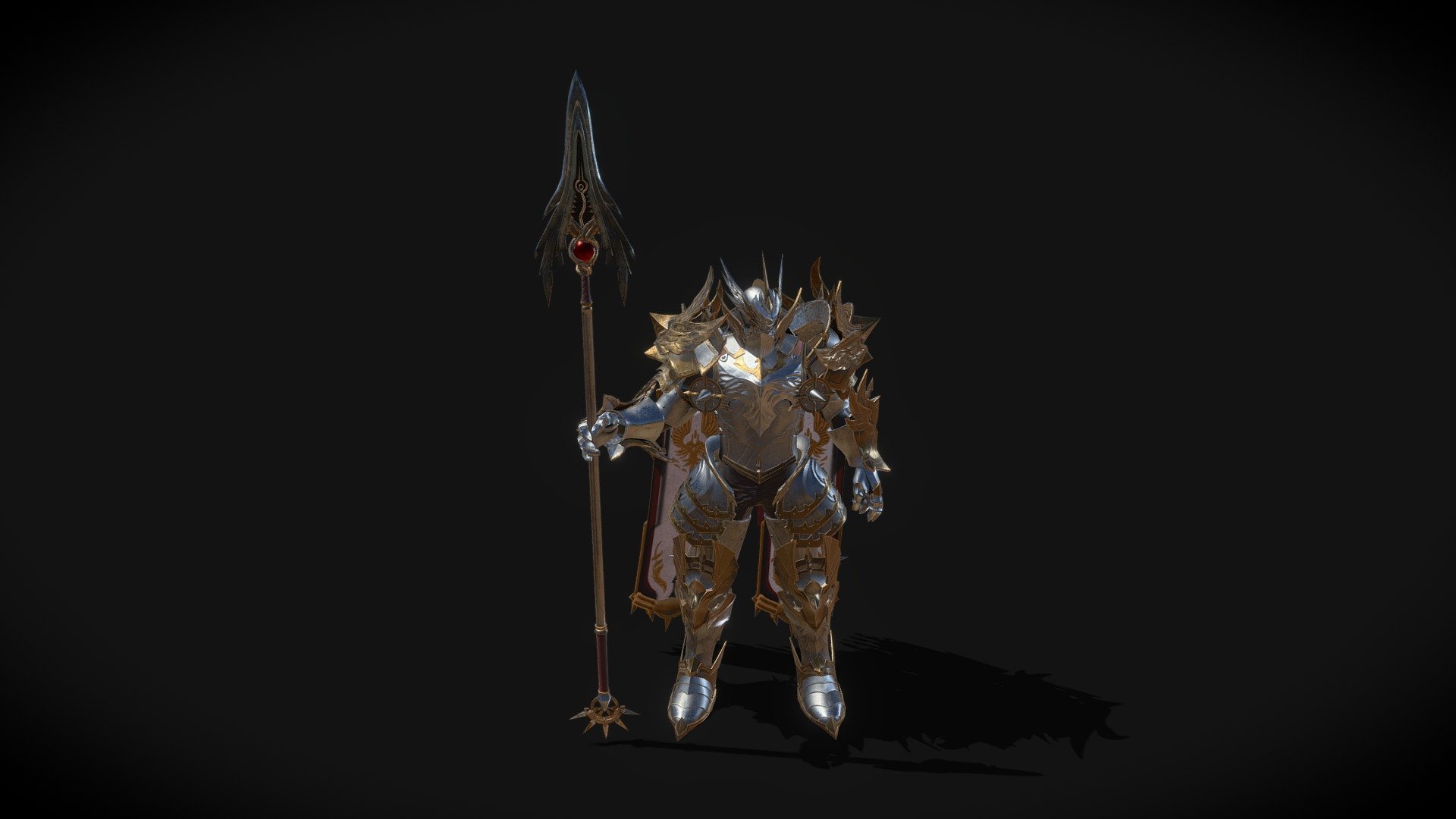 iron armor warrior modeling - 3D model by Moon_Rok (@pooi54) [6d22802 ...