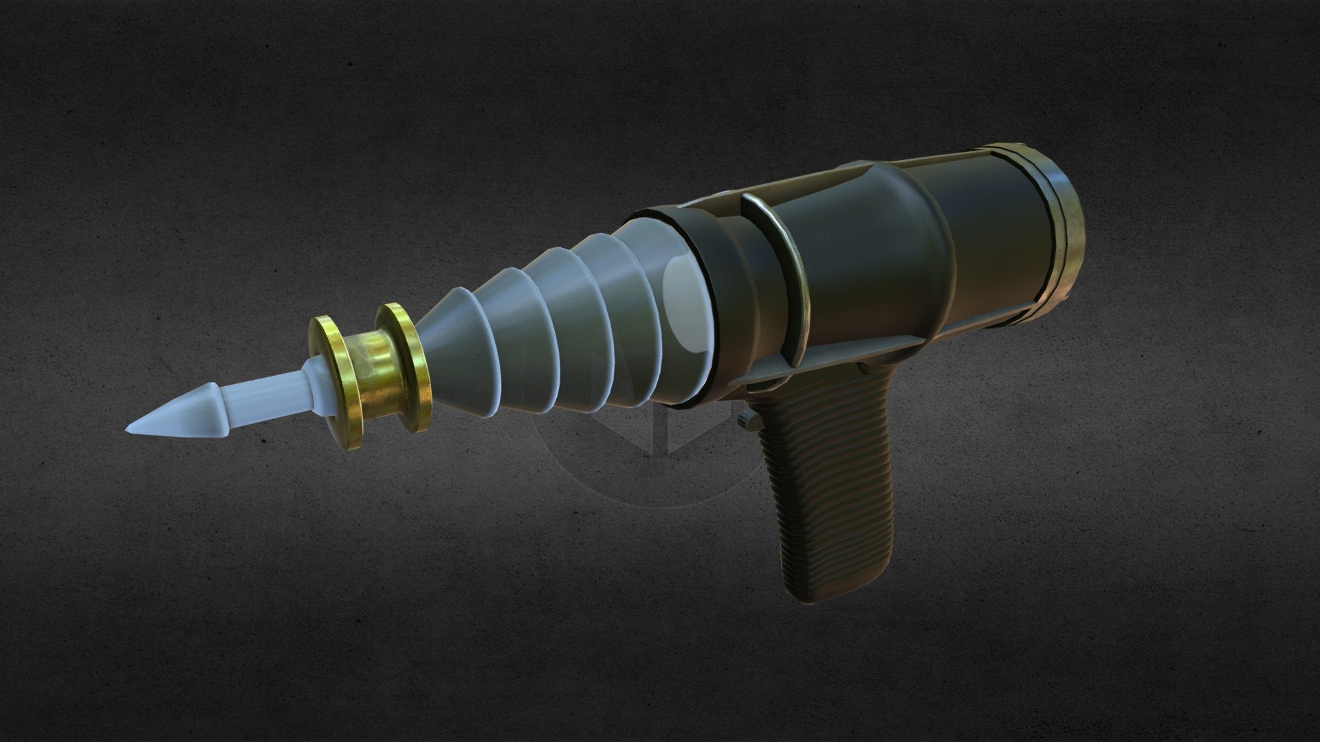 Forbidden Planet Blaster - 3D model by reapermediasr [6d23a8c] - Sketchfab