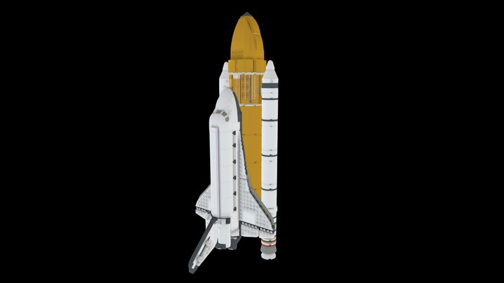 Space Shuttle 4D Modell