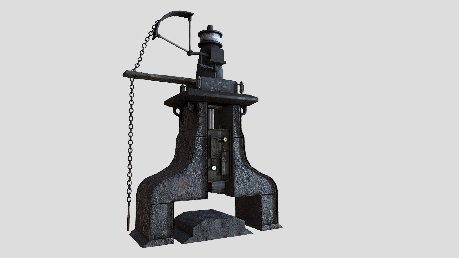 Steam Hammer - Buy Royalty Free 3D model by Stoo [6d277a8] - Sketchfab ...
