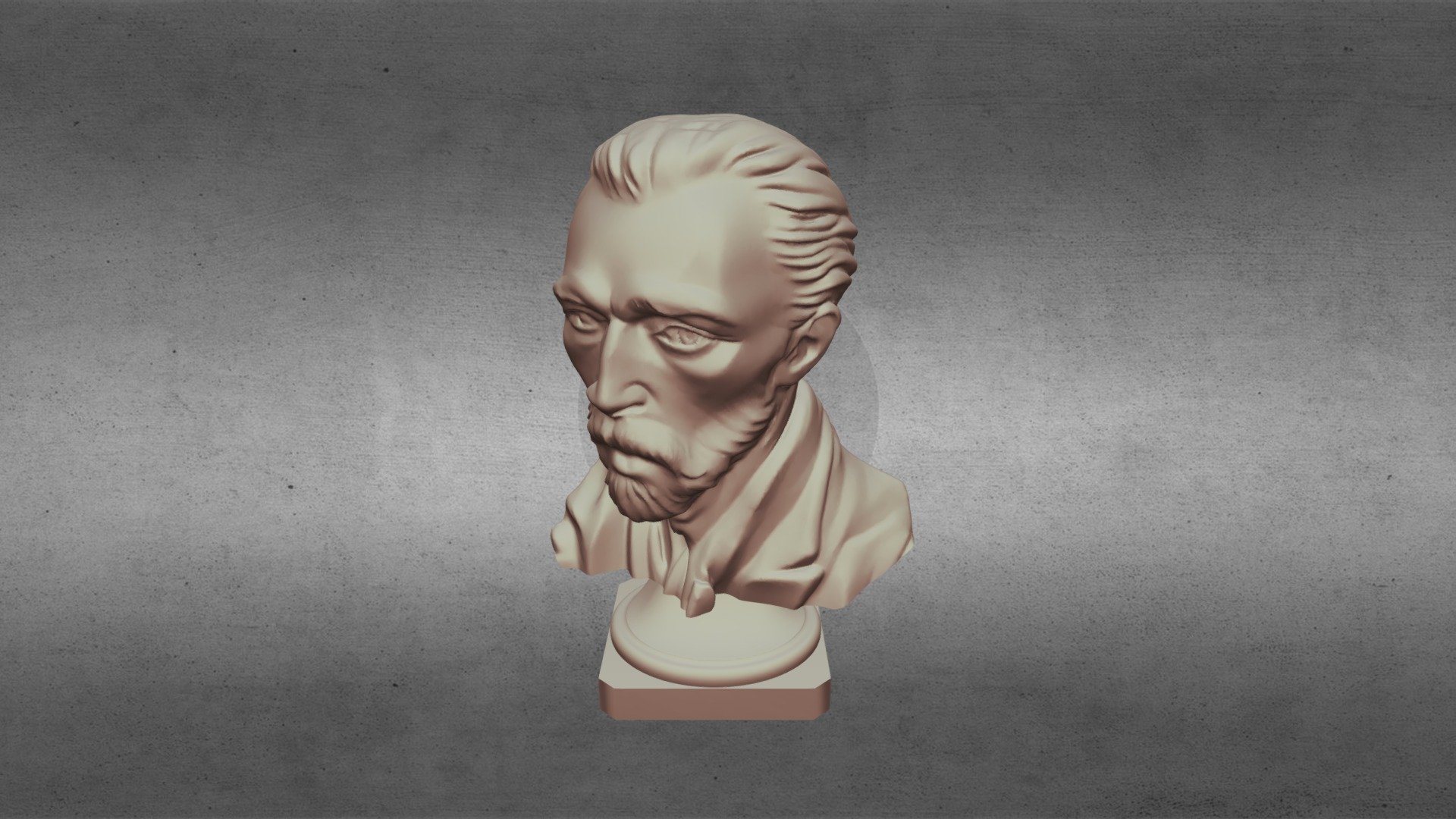 Van Gogh Bust Vincent - 3D model by chamlibelgallery [6d2940e] - Sketchfab