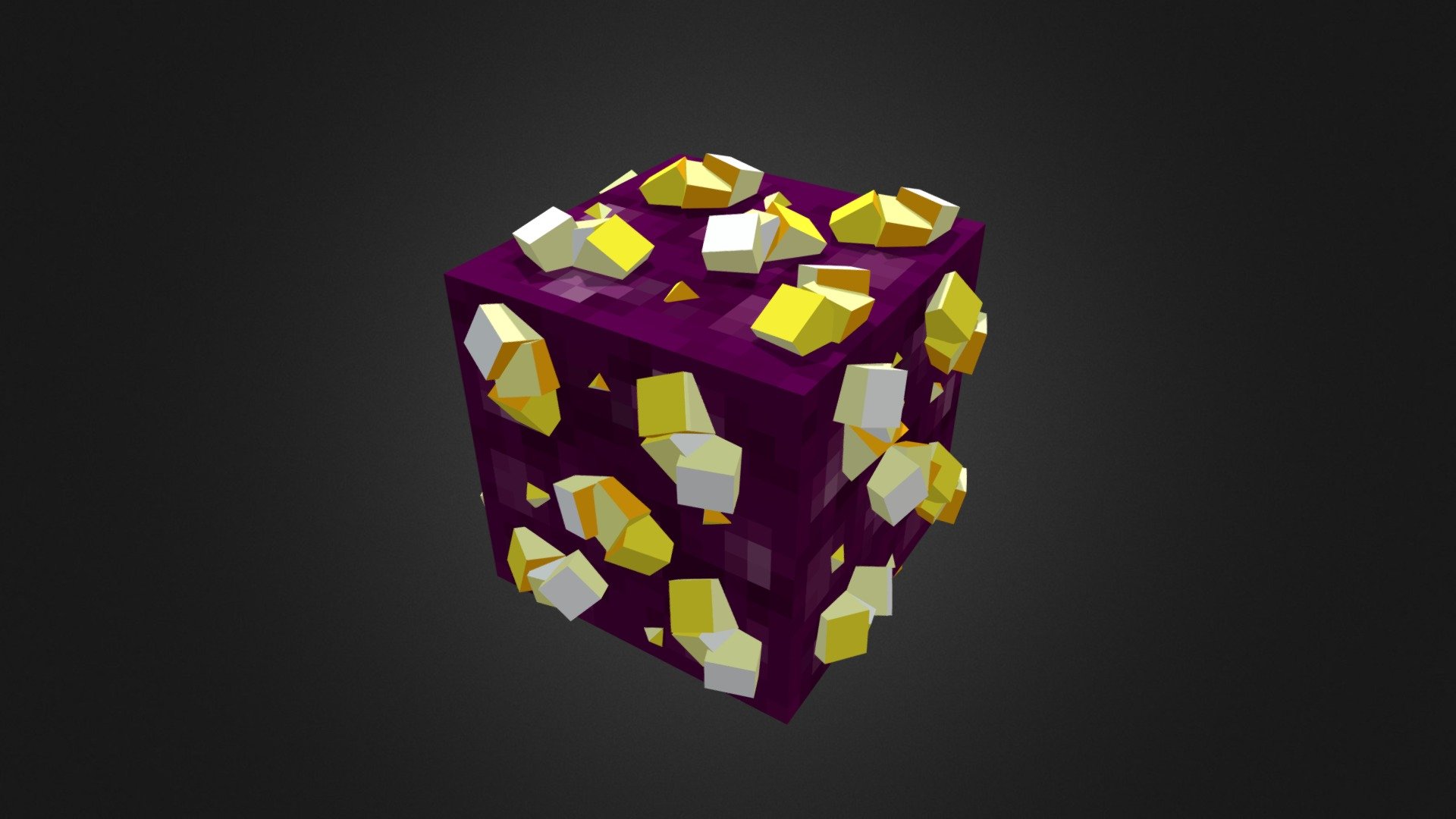 Ore block - 3D model by BlockModelerBarbarian [6d29858] - Sketchfab