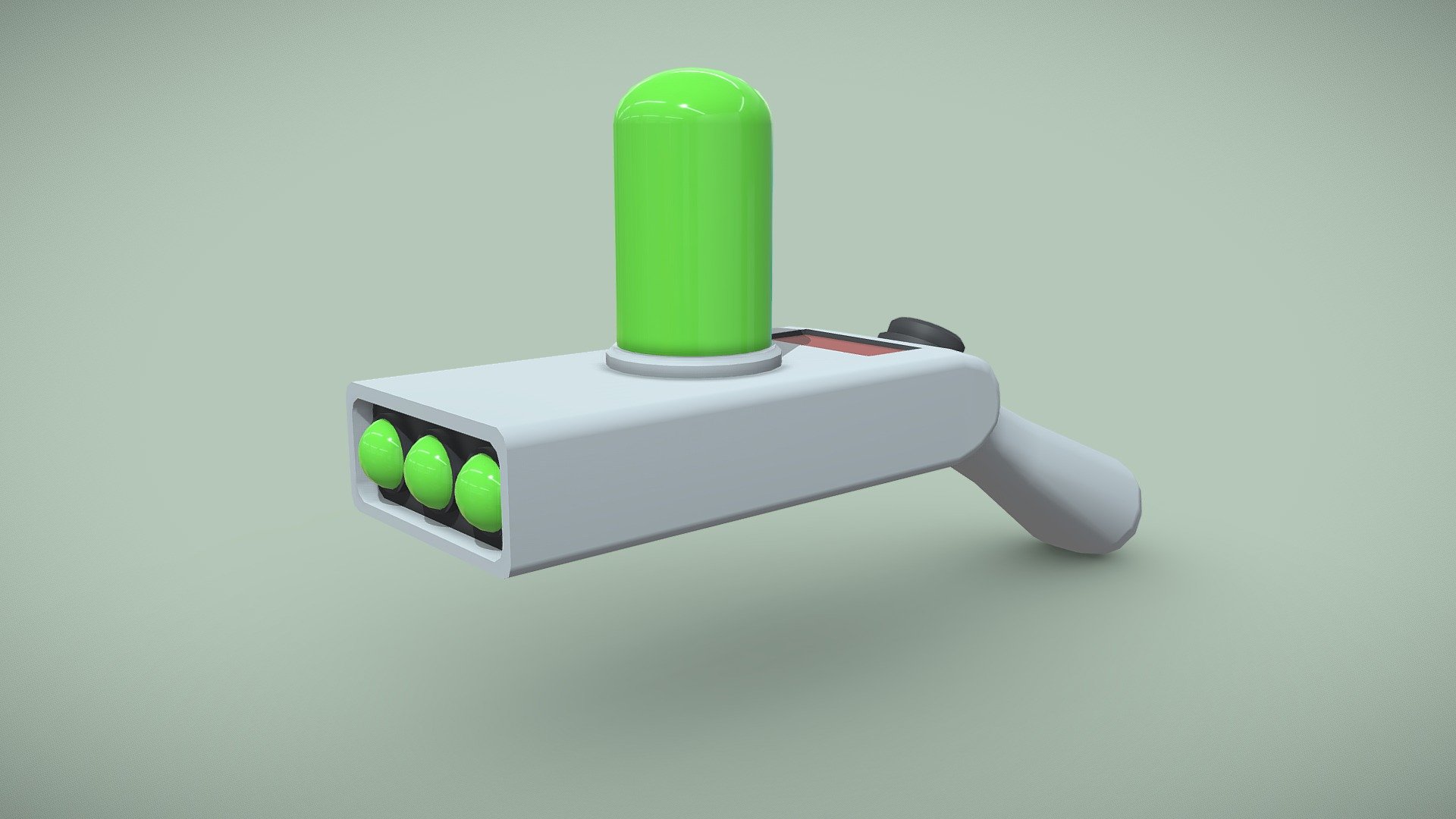 Rick's Portal Gun (Retry School) - Download Free 3D model by Pixman (@Pixmani) [6d2a878] - Sketchfab