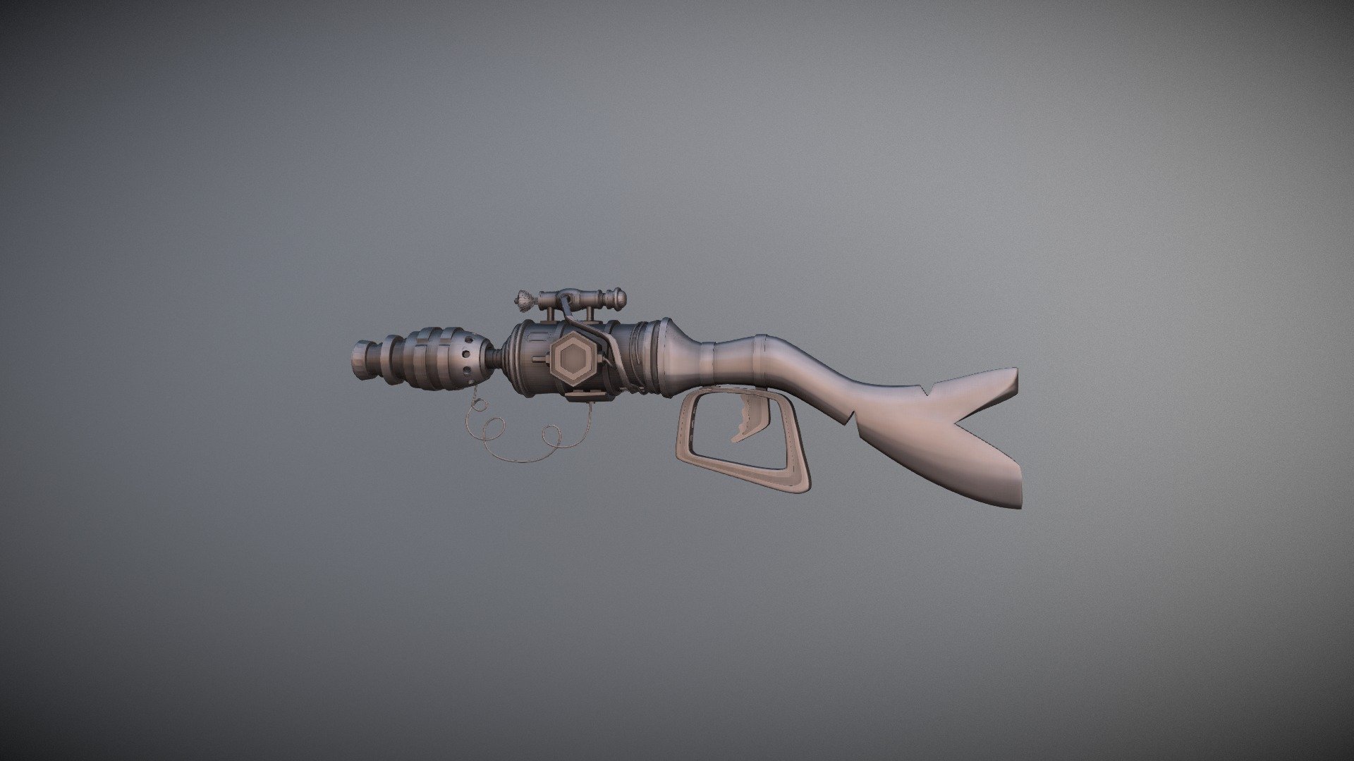 Alien Shotgun (Star Rock) - 3D model by nestorMG [6d2bde7] - Sketchfab