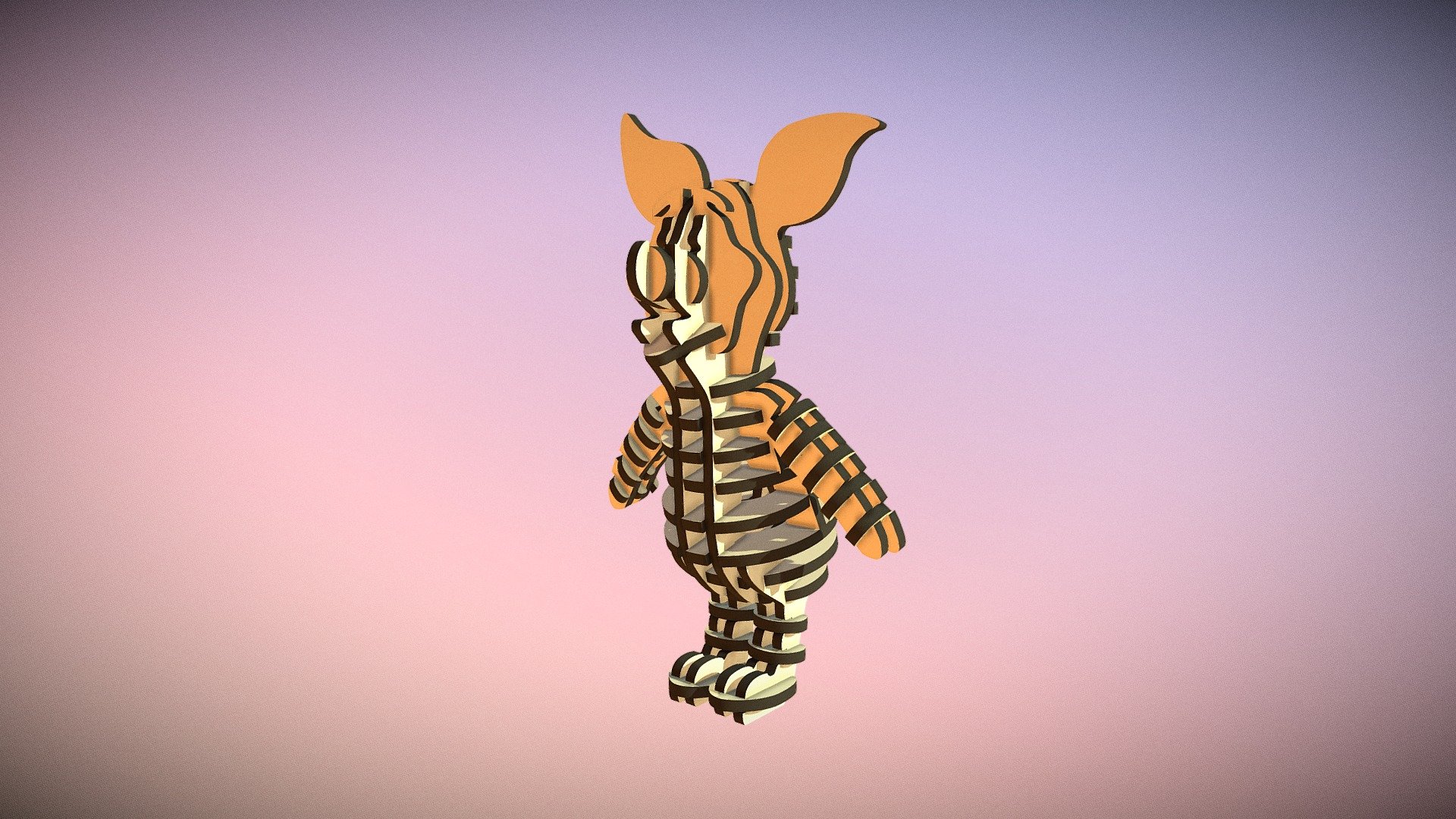 Piglet (cutting laser) - 3D model by Mitrik [6d2c07f] - Sketchfab