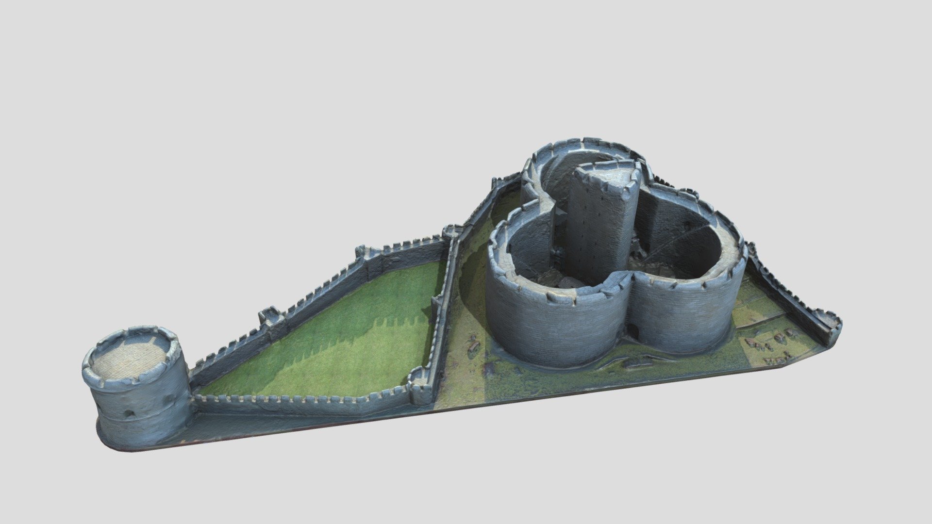 Kilitbahir Turkish Fortress, Canakkale city - 3D model by viar ...