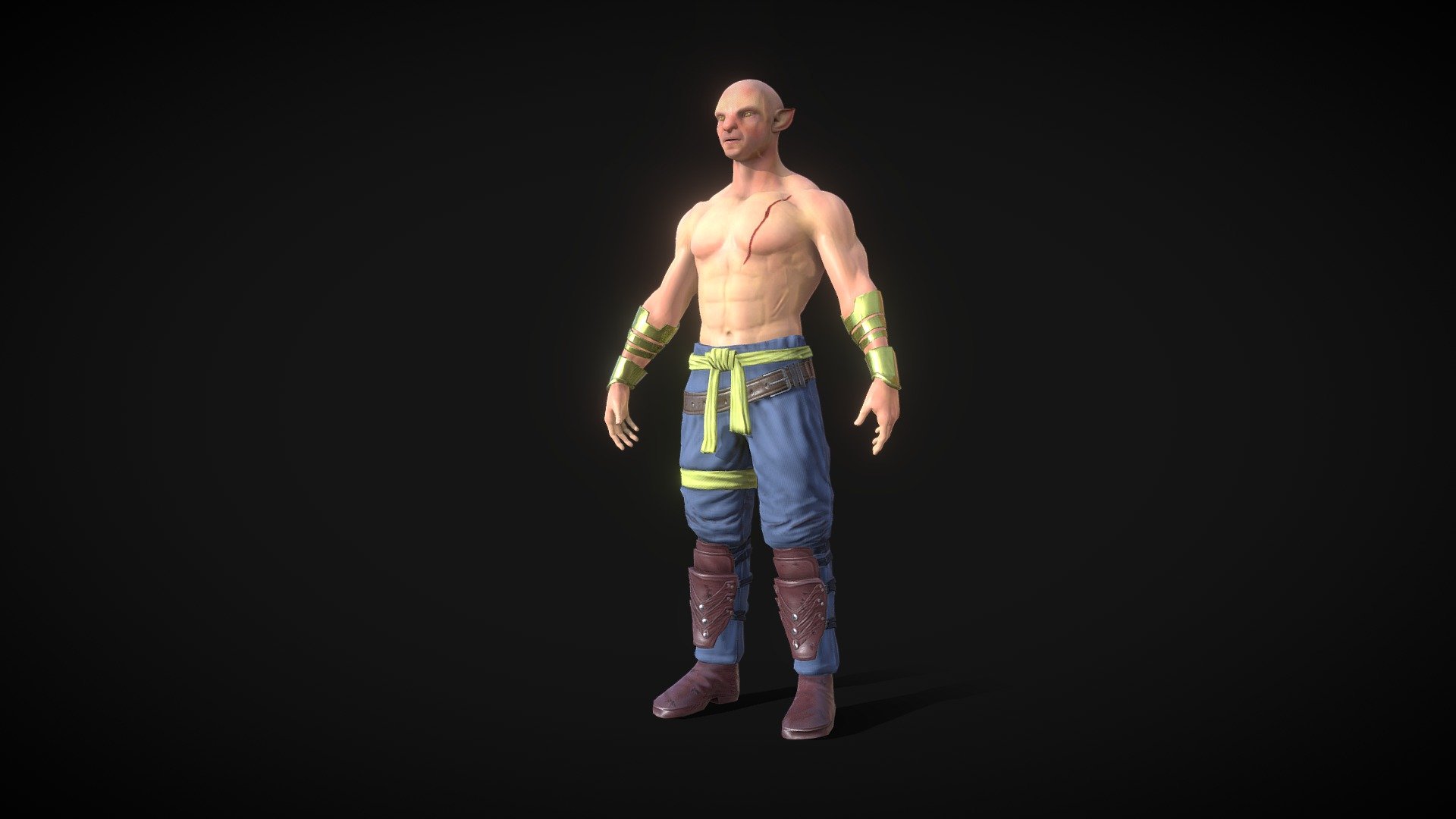 Fantasy Cat Guy - Buy Royalty Free 3D model by Aadi7z [6d2e9c0 ...