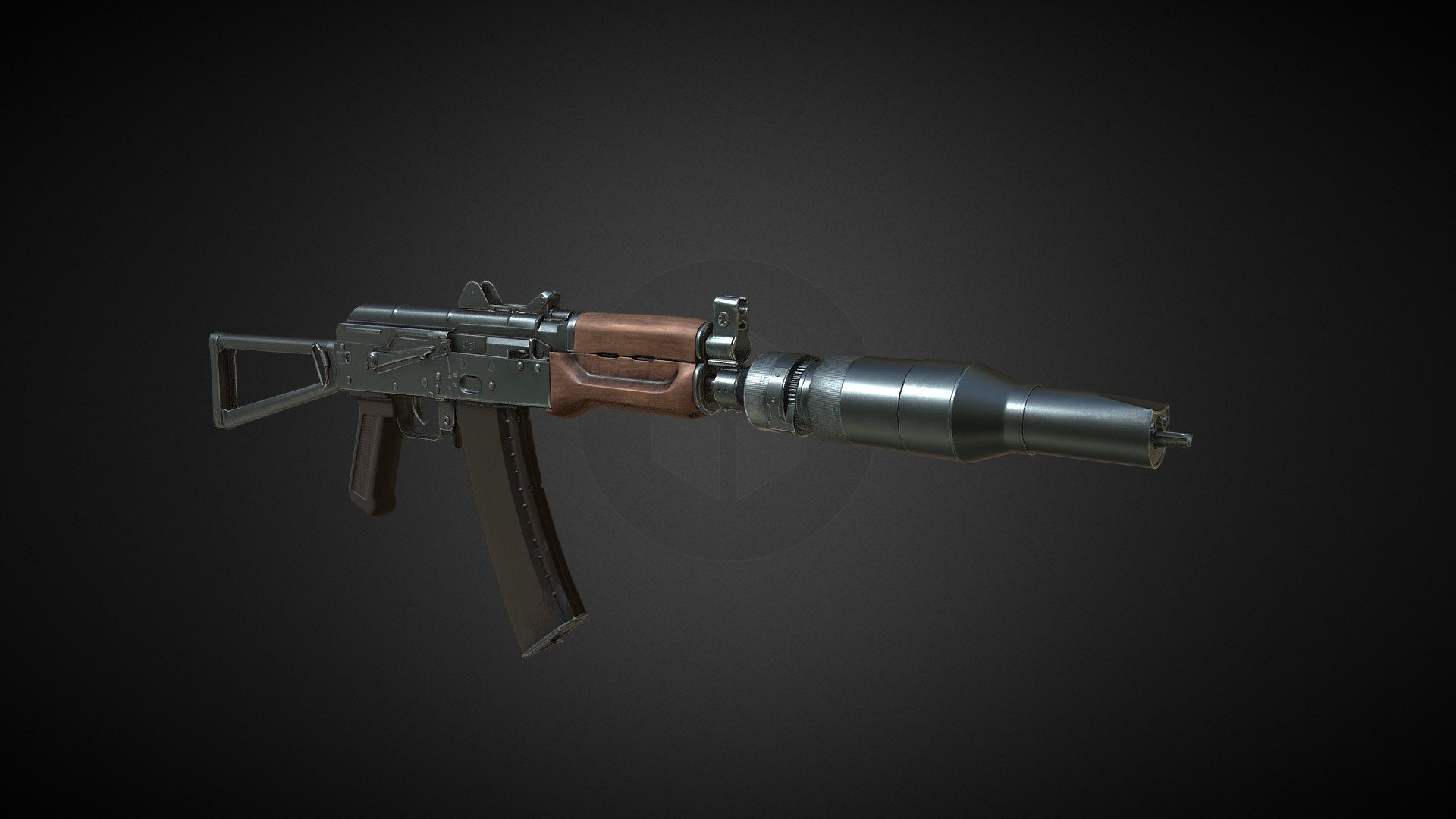 AKS-74U PBS/АКС-74У ПБС - Download Free 3D model by chyzhykov.roman ...