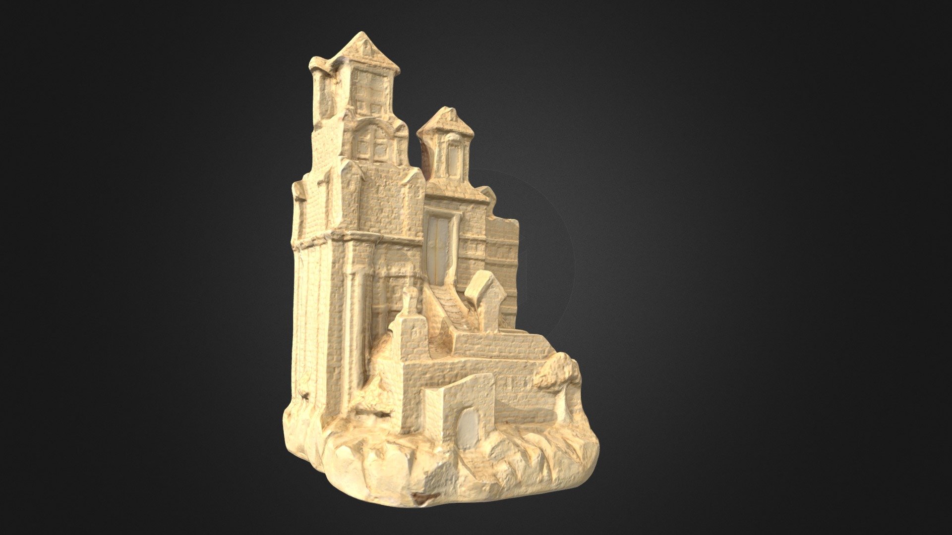 Sturdy Sand Castle - Download Free 3D model by Ale157 [6d32e2e] - Sketchfab