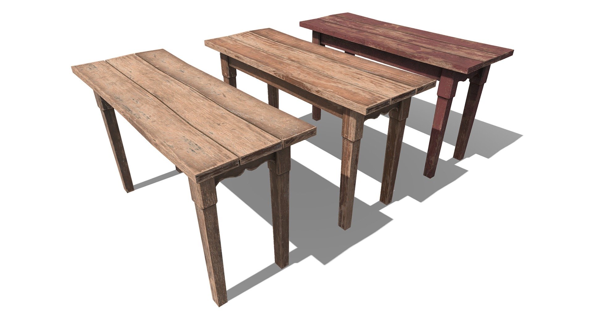 Tall Aged Tables - Buy Royalty Free 3D model by Studio Lab (@studiolab ...